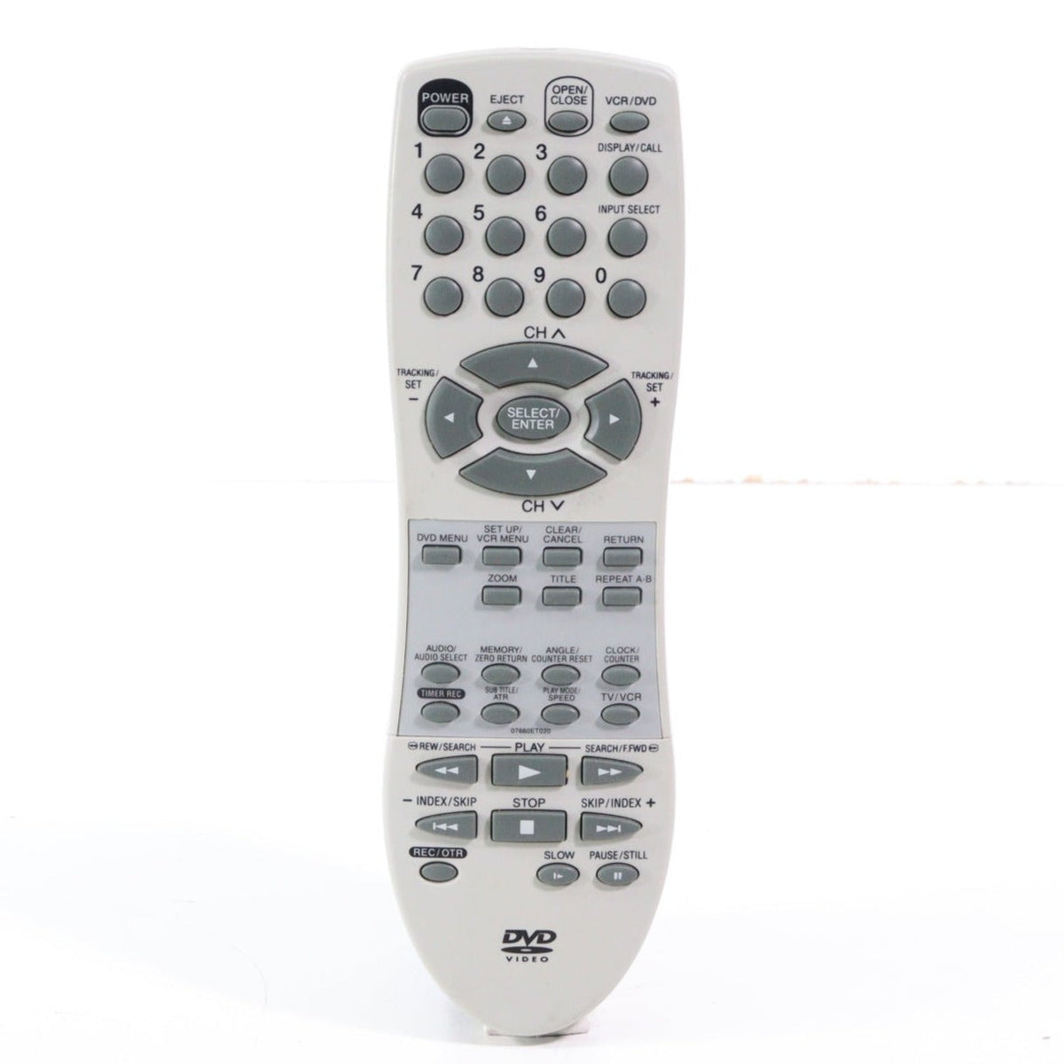 Emerson Philips Sansui 07660ET020 Remote Control for DVD VCR Combo VRD ...