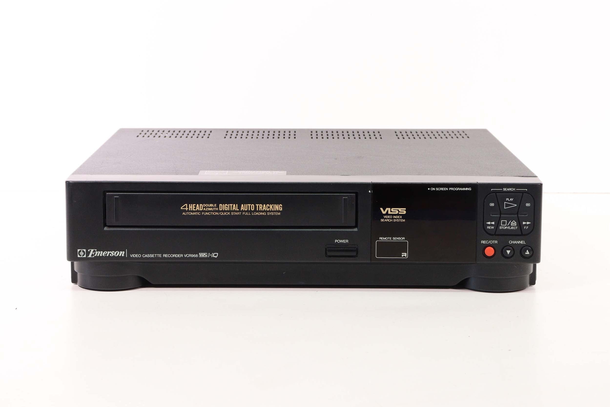 Emerson VCR968 4-Head VCR VISS Video Index Search System (No Remote ...