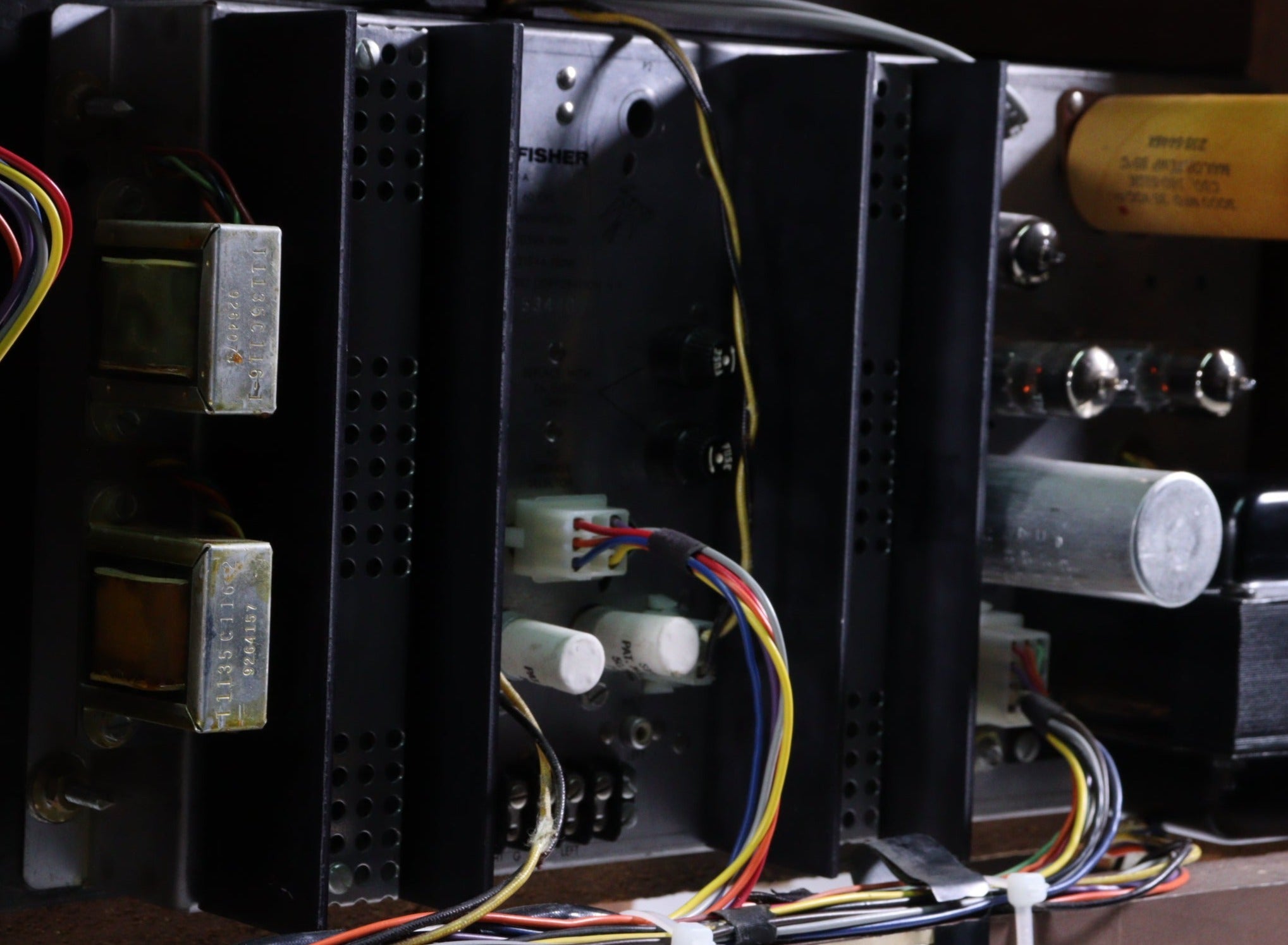 Fisher D-391 E-491 Diplomat Tube Stereo Console Record Player Cabinet