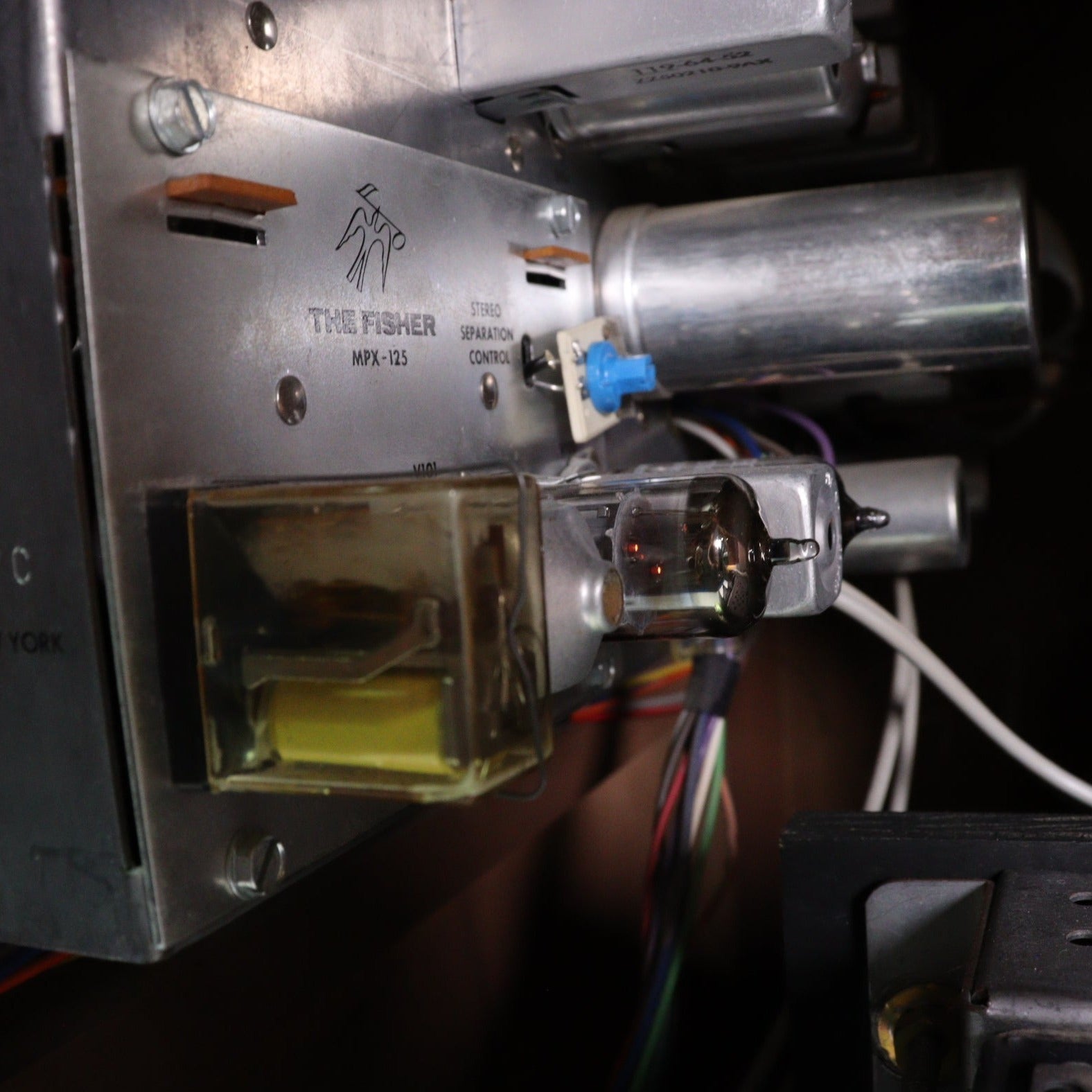 Fisher D-391 E-491 Diplomat Tube Stereo Console Record Player Cabinet