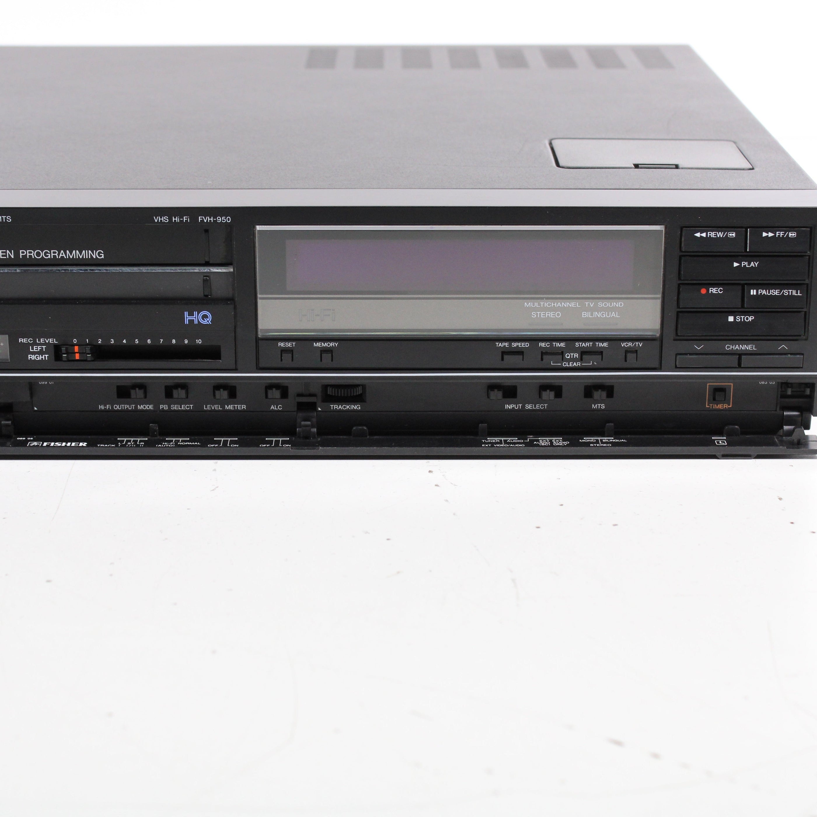 Fisher FVH-950 Studio Standard Stereo Video Recorder VHS Player Record ...