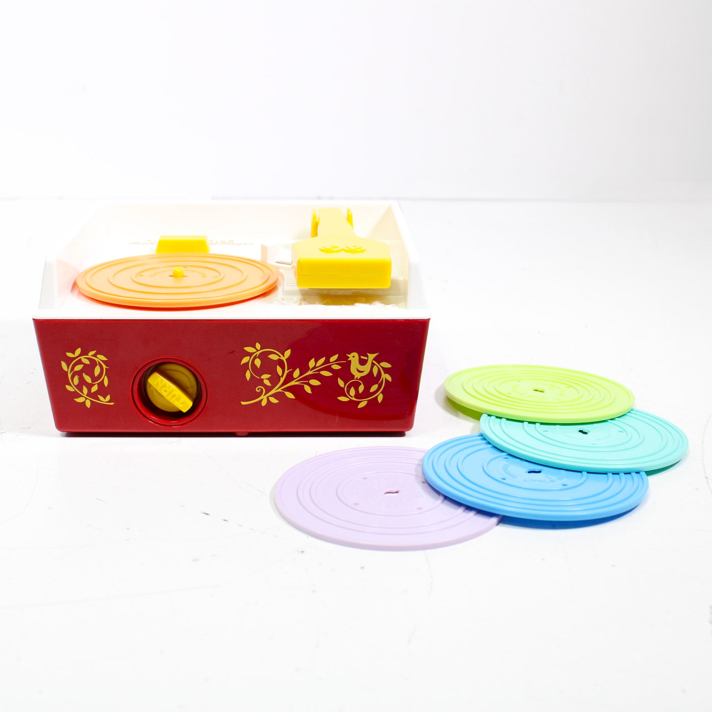 Fisher Price Change-A-Record Music Box Kid's Record Player — SpenCertified