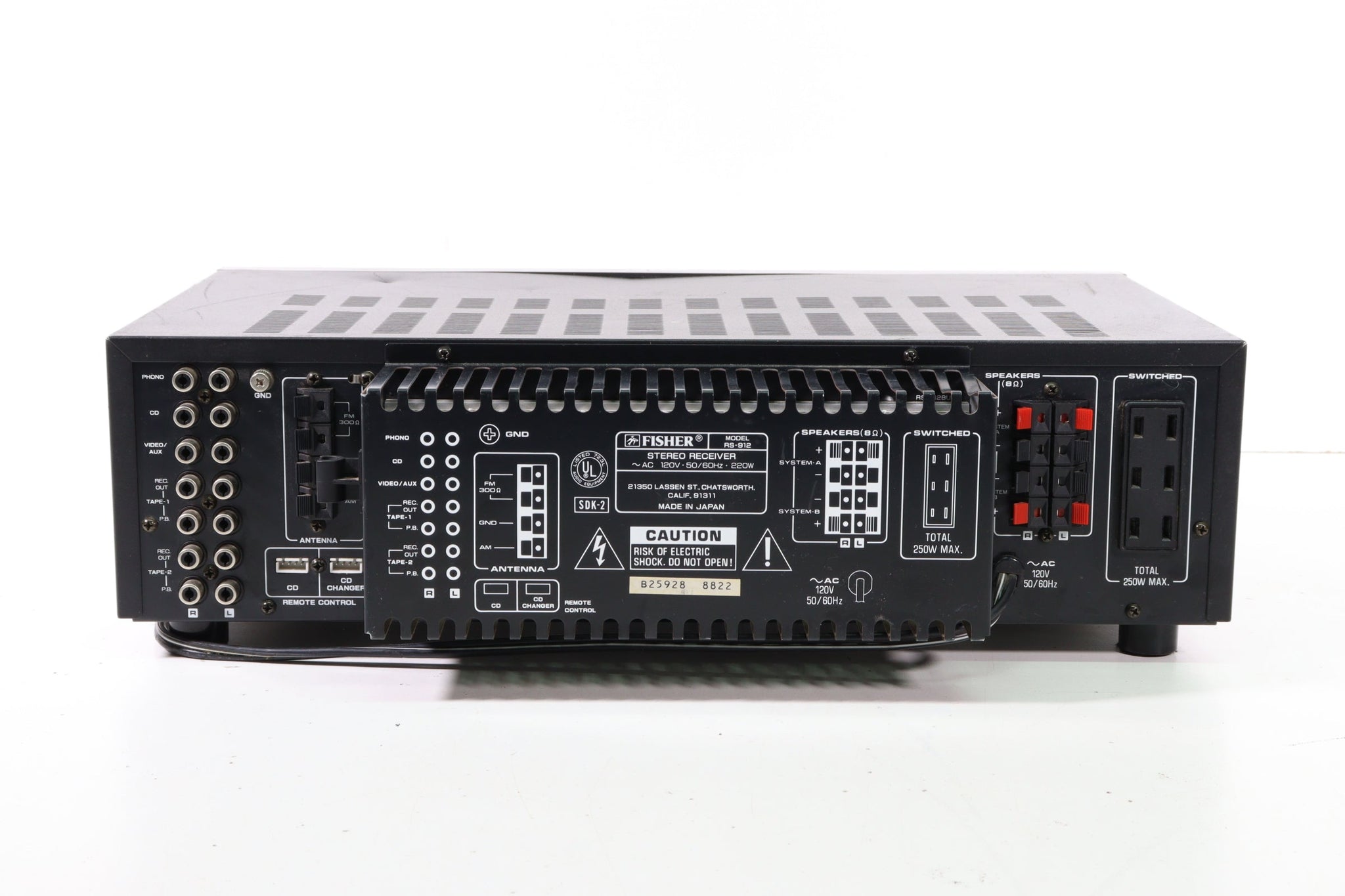 Fisher RS-912 Studio Standard AM FM Stereo Receiver (NO REMOTE)