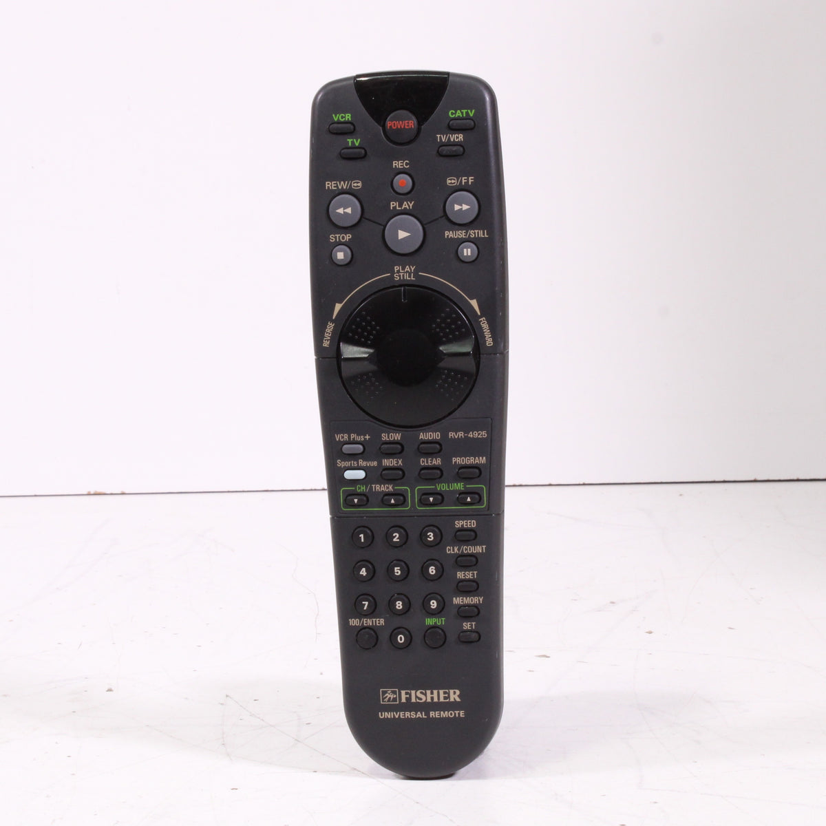 Fisher RVR-4925 Universal Remote Control for TV/VCR — SpenCertified