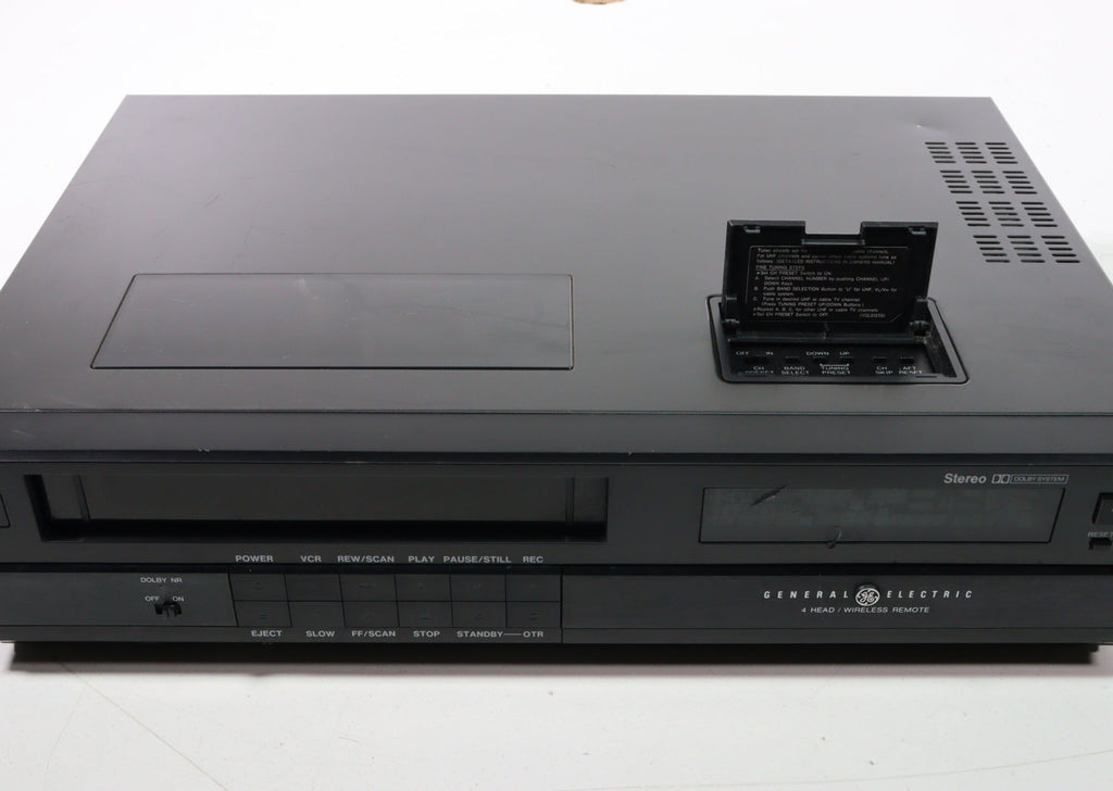 GE General Electric 1VCR6015B 4-Head VCR Video Cassette Recorder
