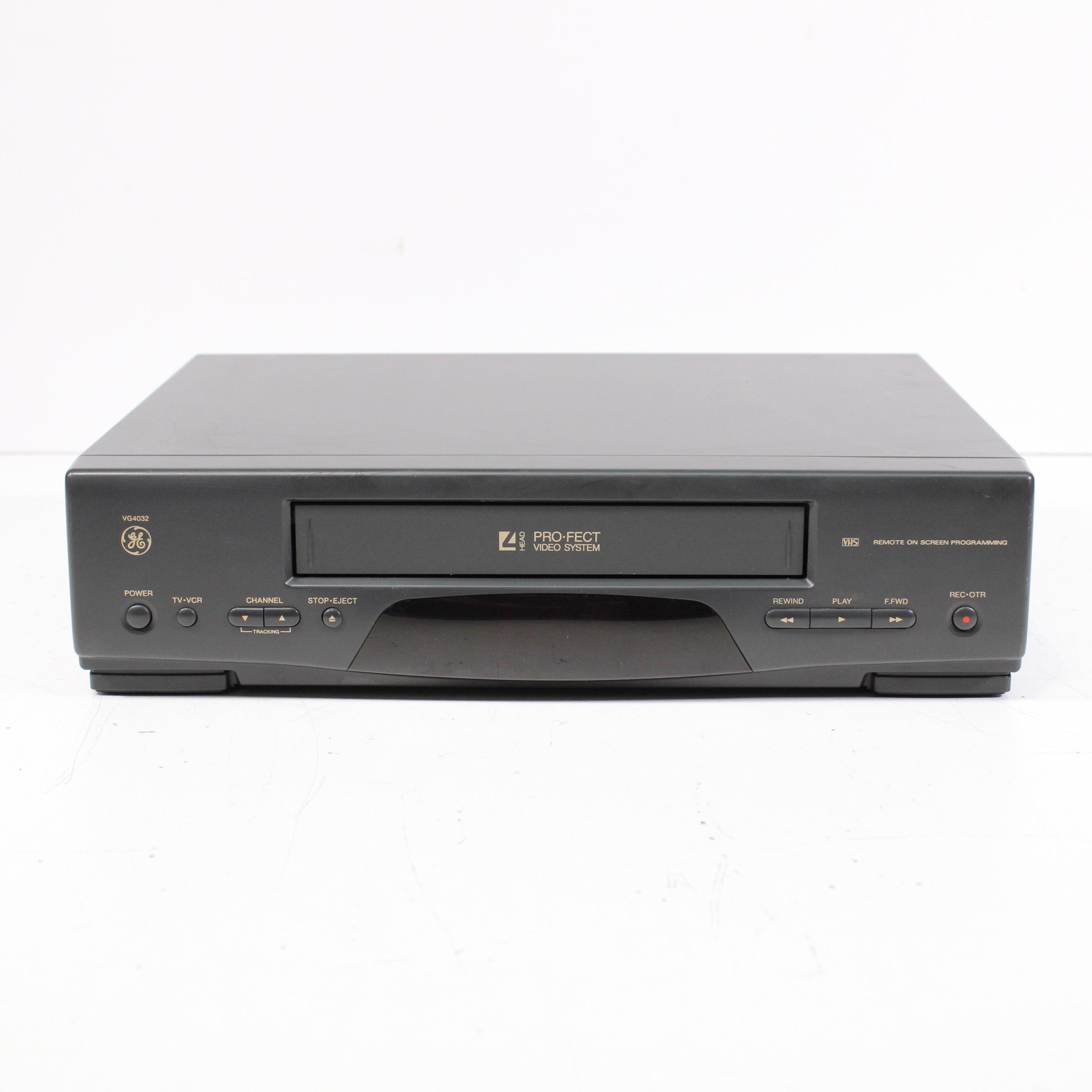 GE General Electric VG4032 4-Head VCR VHS Player Recorder — SpenCertified
