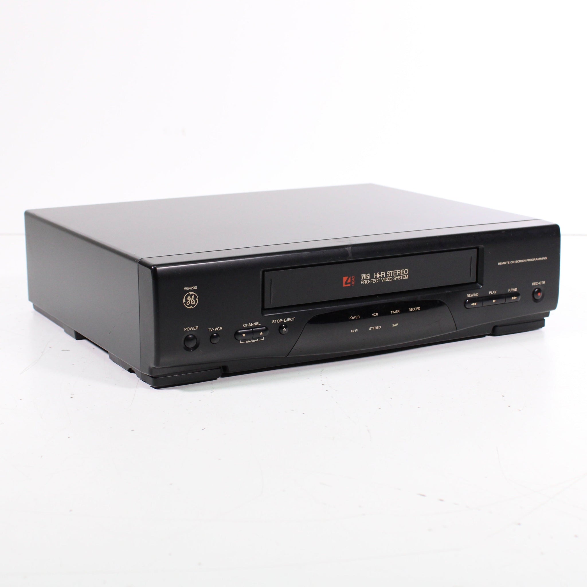 GE General Electric VG4230A 4-Head Hi-Fi Pro-Fect VCR VHS Video System