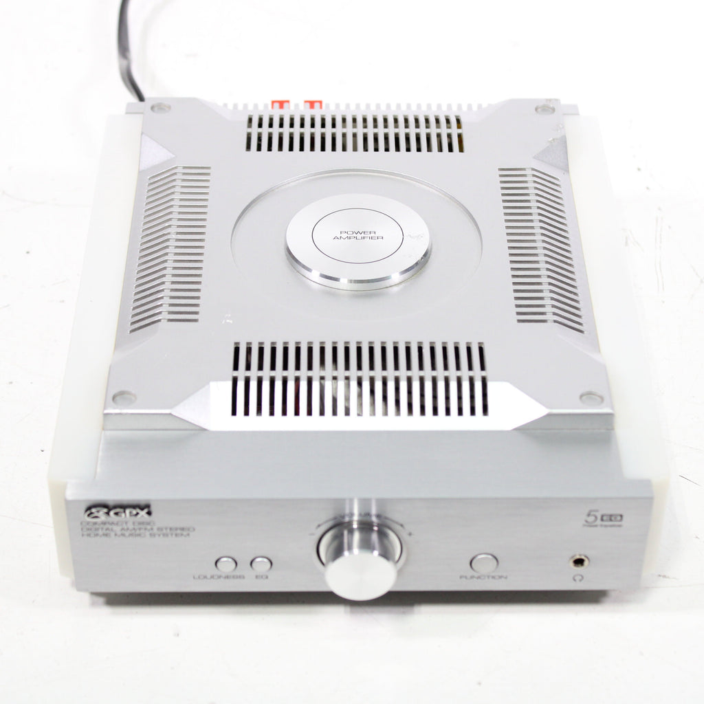 GPX Compact CD Digital AM FM Stereo Home Music System Power Amplifier