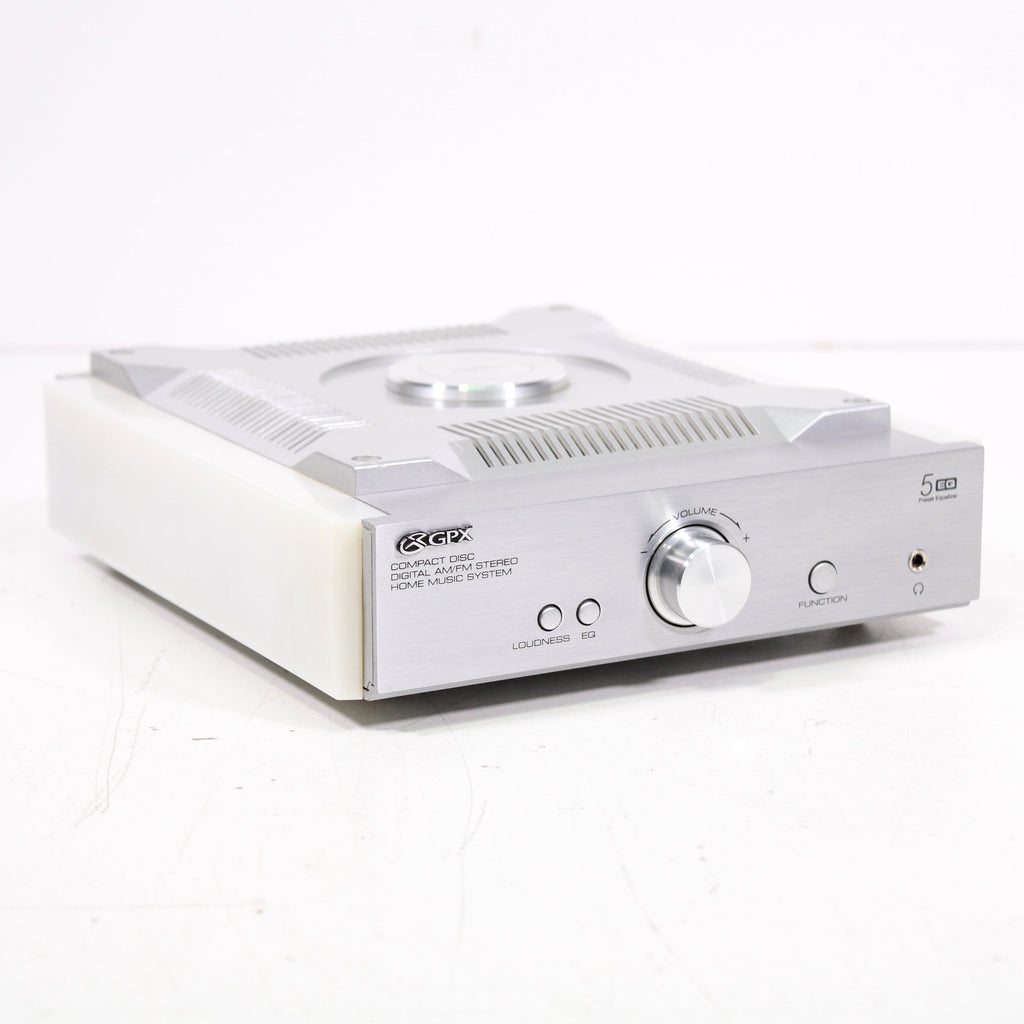 GPX Compact CD Digital AM FM Stereo Home Music System Power Amplifier