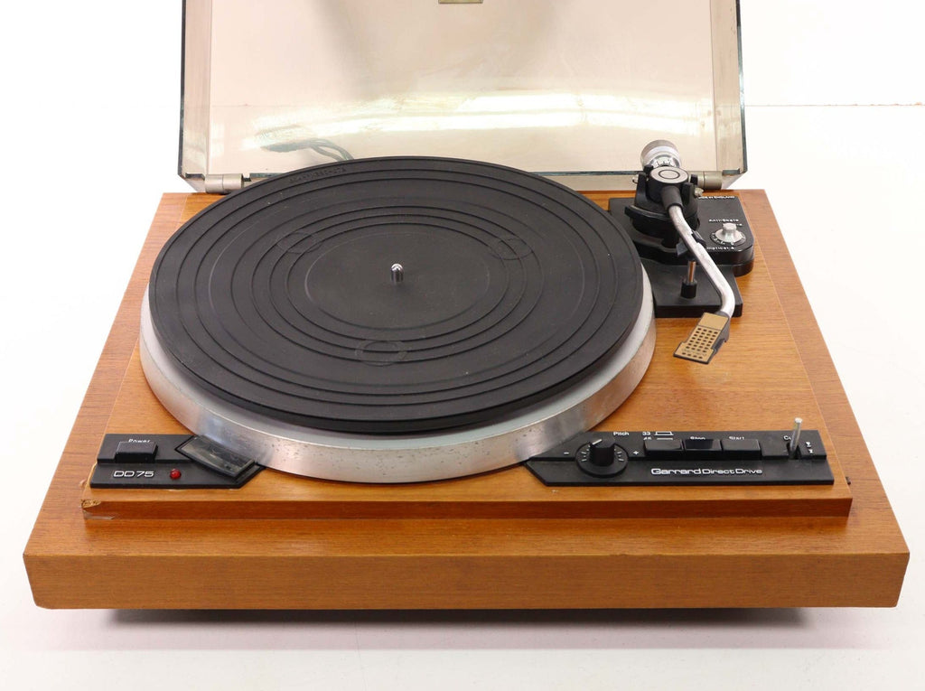 Garrard DD75 2-Speed Direct Drive Turntable Wooden Cabinet