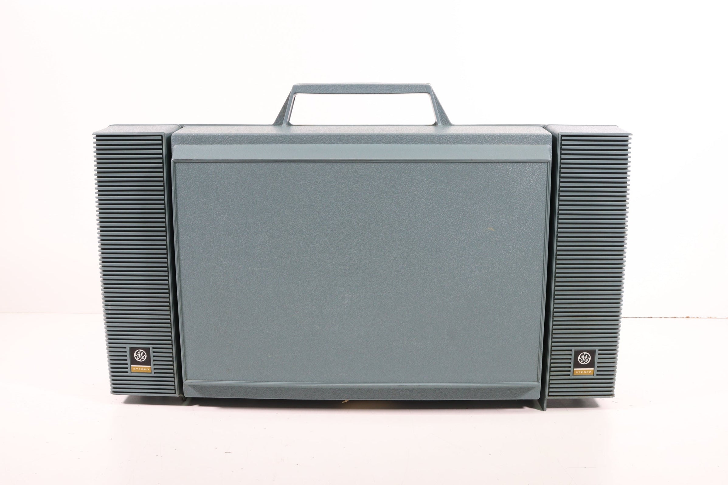 General Electric Wildcat Stereo Solid State Turntable System Blue Teal ...