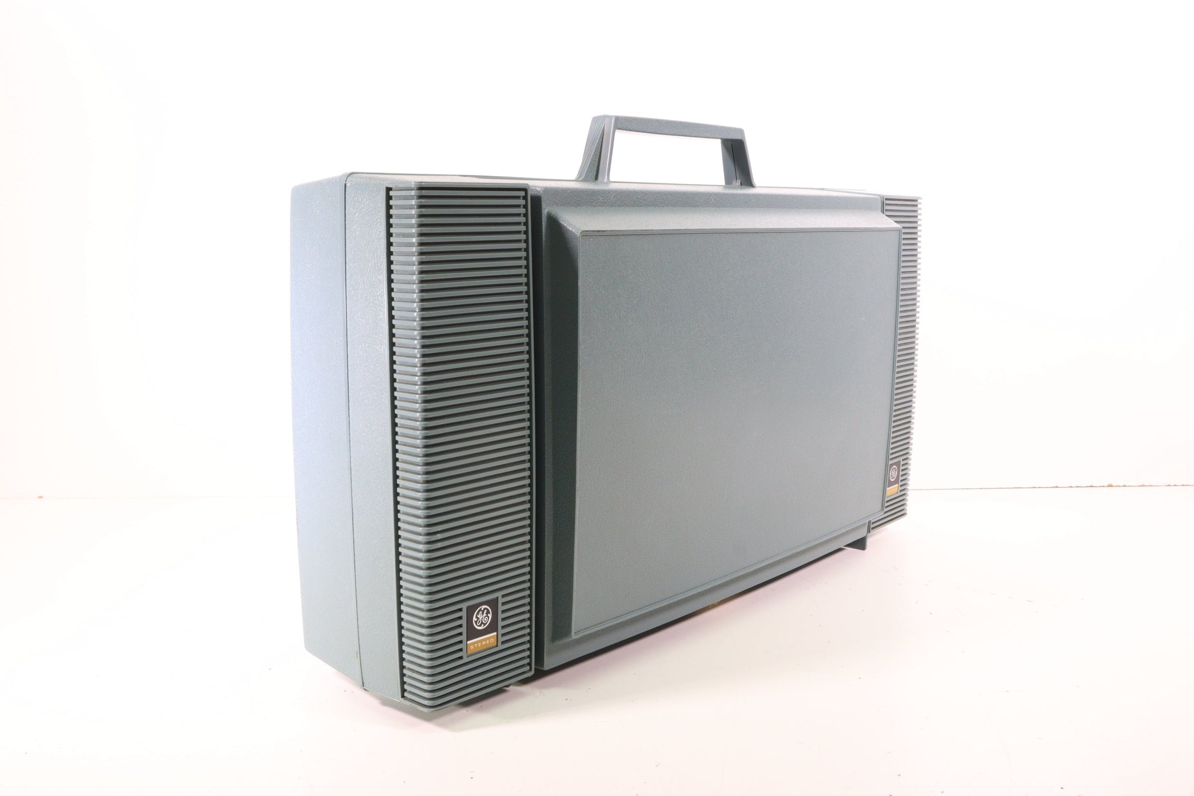 General Electric Wildcat Stereo Solid State Turntable System Blue Teal ...