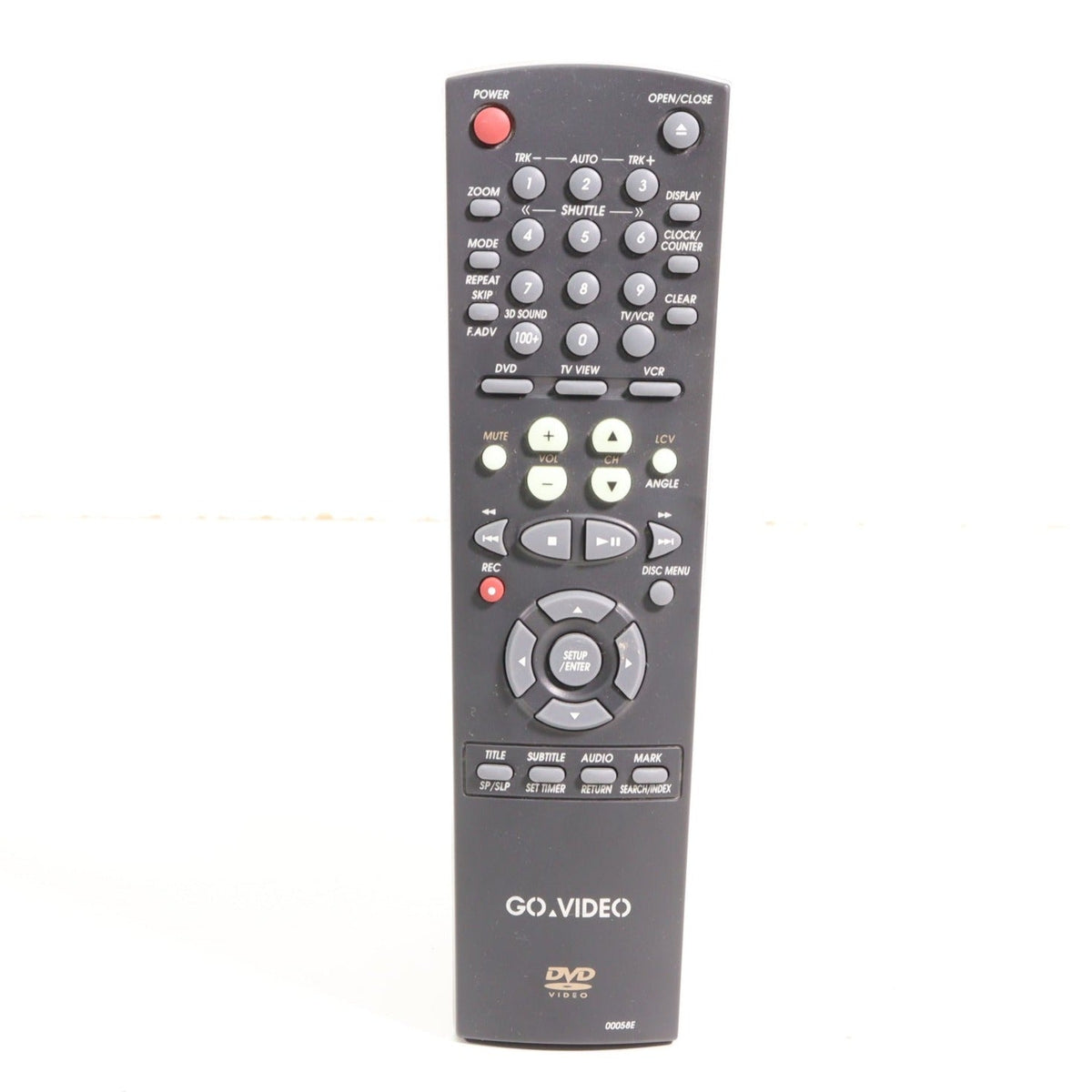 GoVideo 00058E Remote Control for DVD VCR Combo DVR4000 and More ...