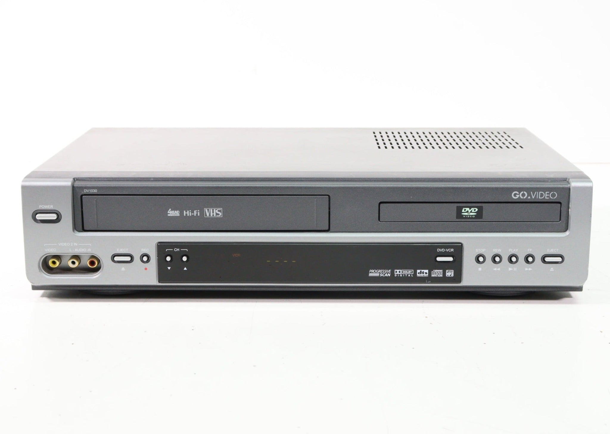 GoVideo DV1030 DVD VHS Combo Player with 4-Head Hi-Fi VCR