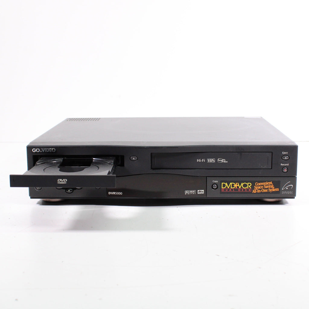 GoVideo DVR5000 DVD VHS Dual Deck Combo Player