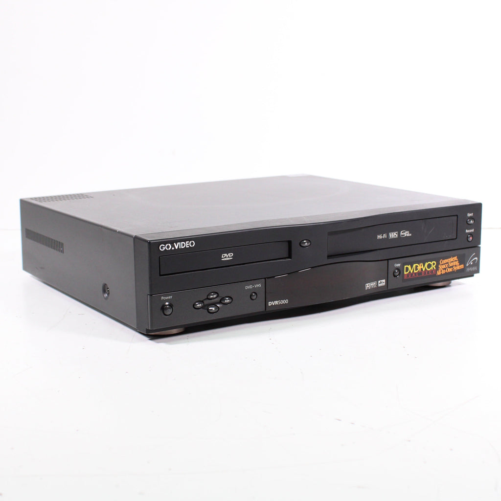 GoVideo DVR5000 DVD VHS Dual Deck Combo Player