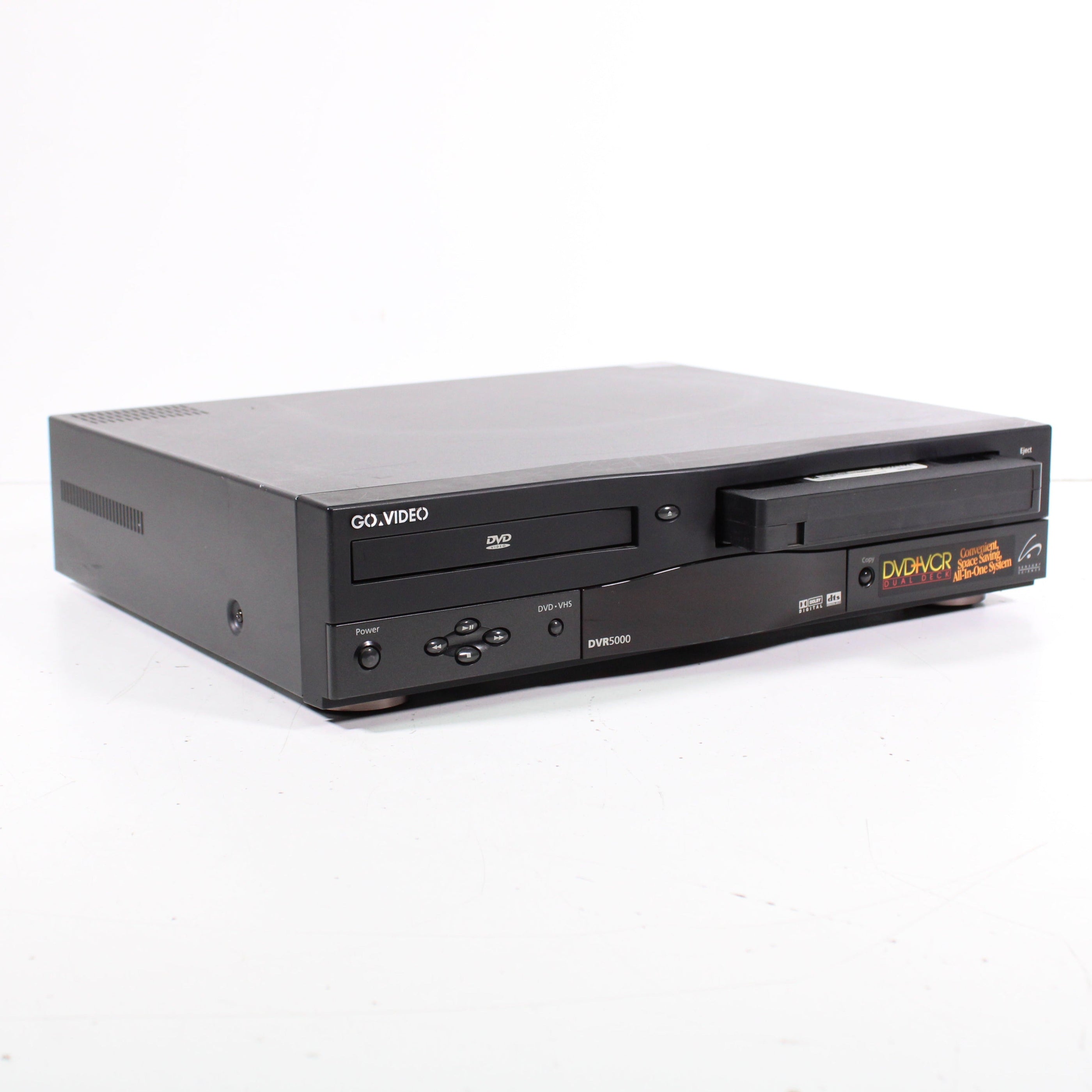 GoVideo DVR5000 DVD VHS Dual Deck Combo Player — SpenCertified