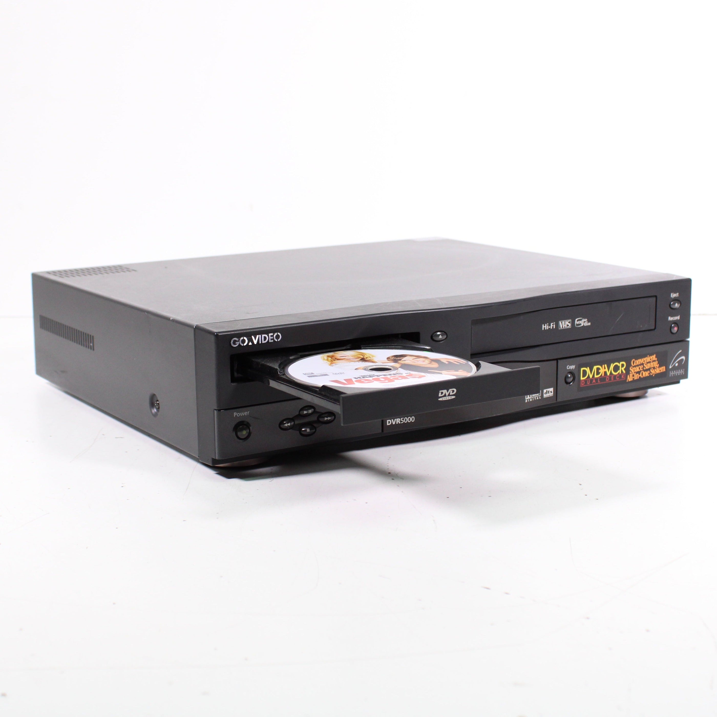 GoVideo DVR5000 DVD VHS Dual Deck Combo Player — SpenCertified