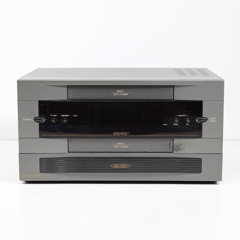 GoVideo GV-6060/6600/6650 Dual Deck VCR VHS Player Recorder 4-Head Hi-