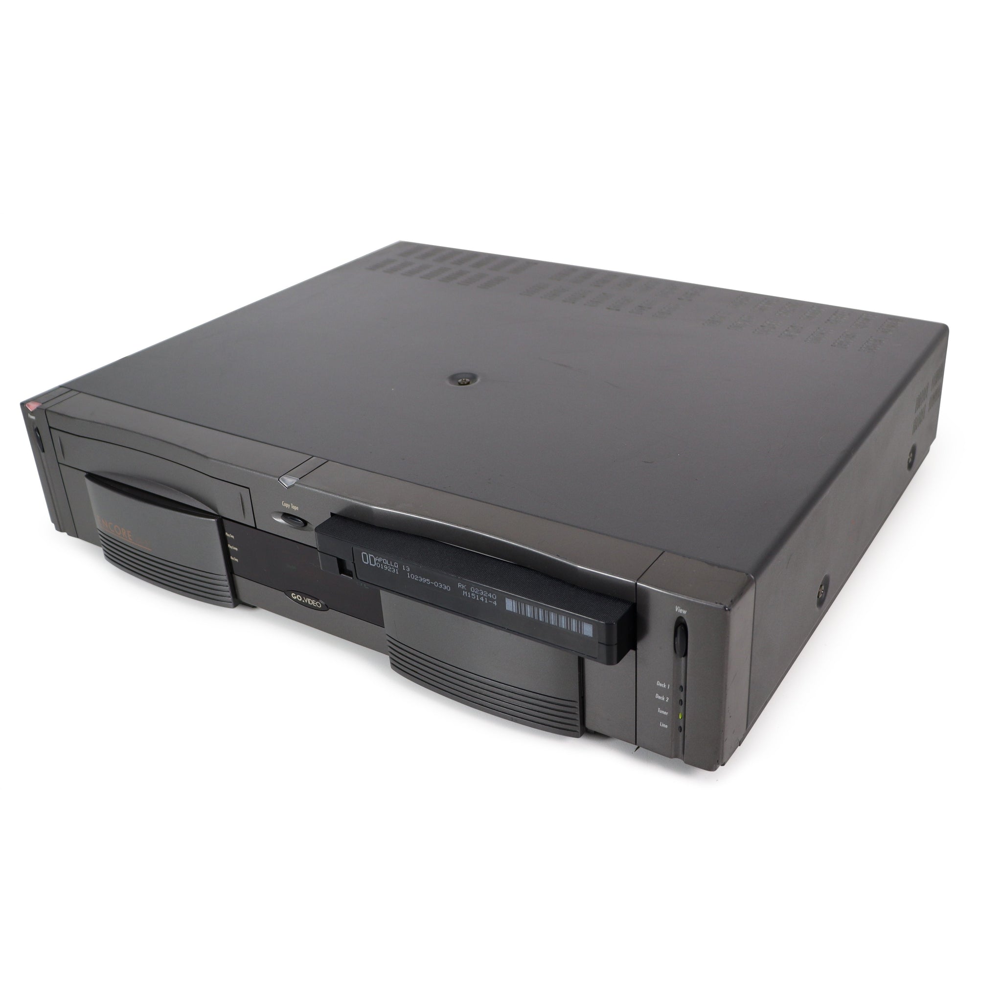 GoVideo GV3060 Dual Deck VCR Video Cassette Playback Recorder Double T ...