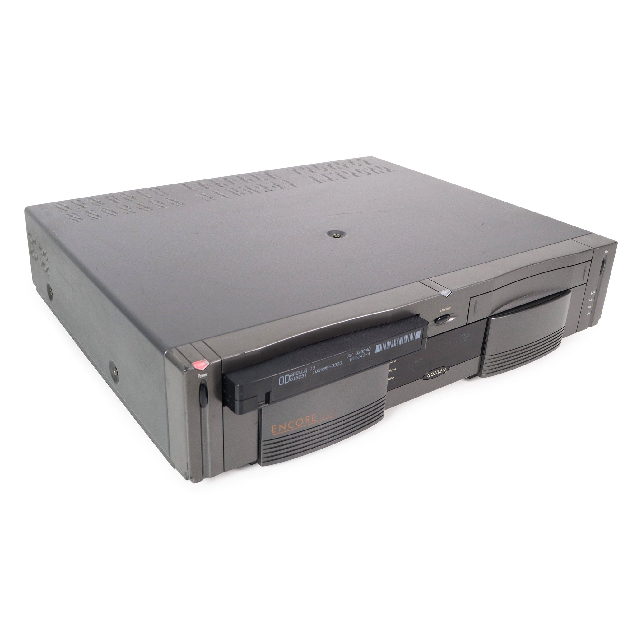 GoVideo GV3060 Dual Deck VCR Video Cassette Playback Recorder Double T ...