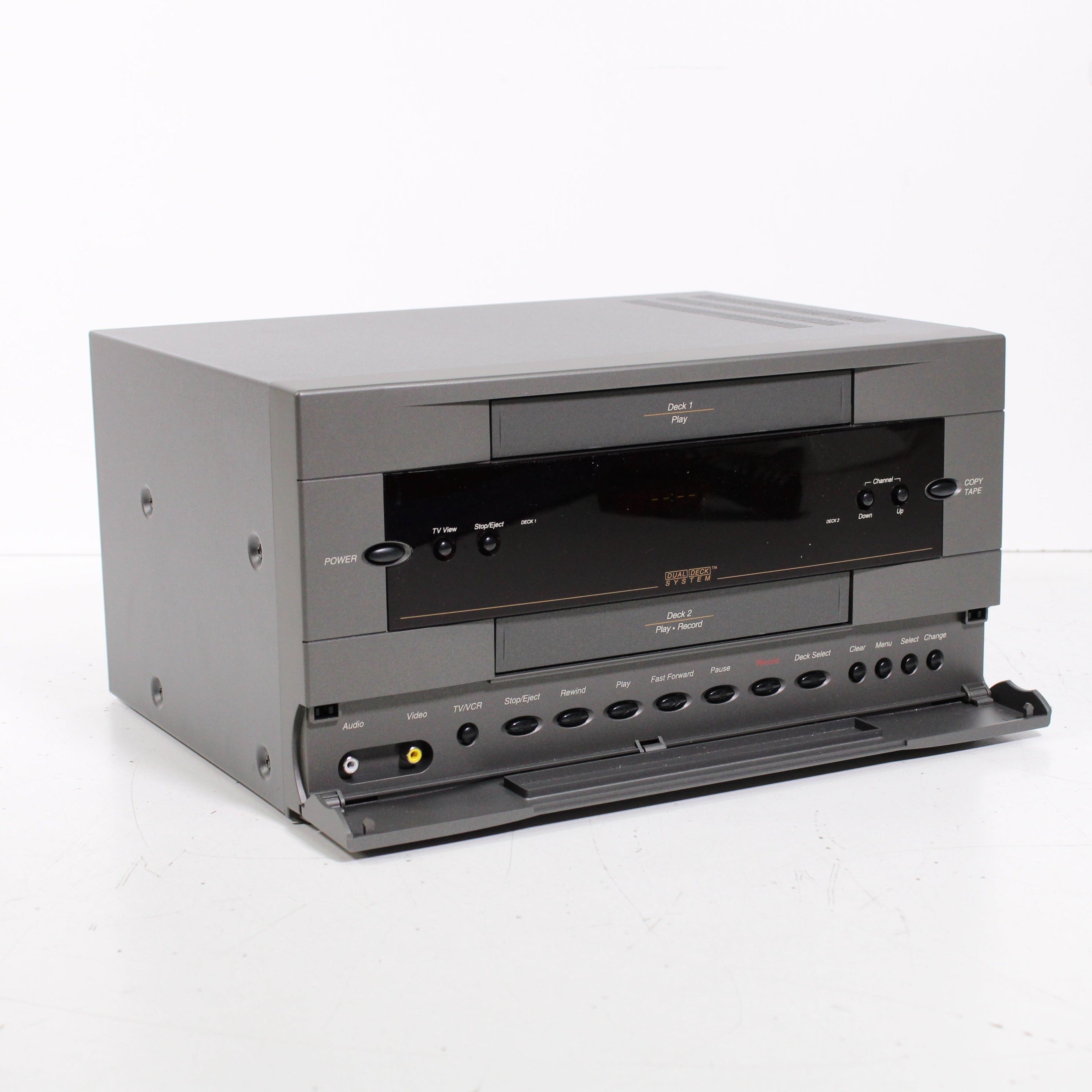 GoVideo GV6010 DVD VCR Combo | Dual-Deck Player, NEW — SpenCertified