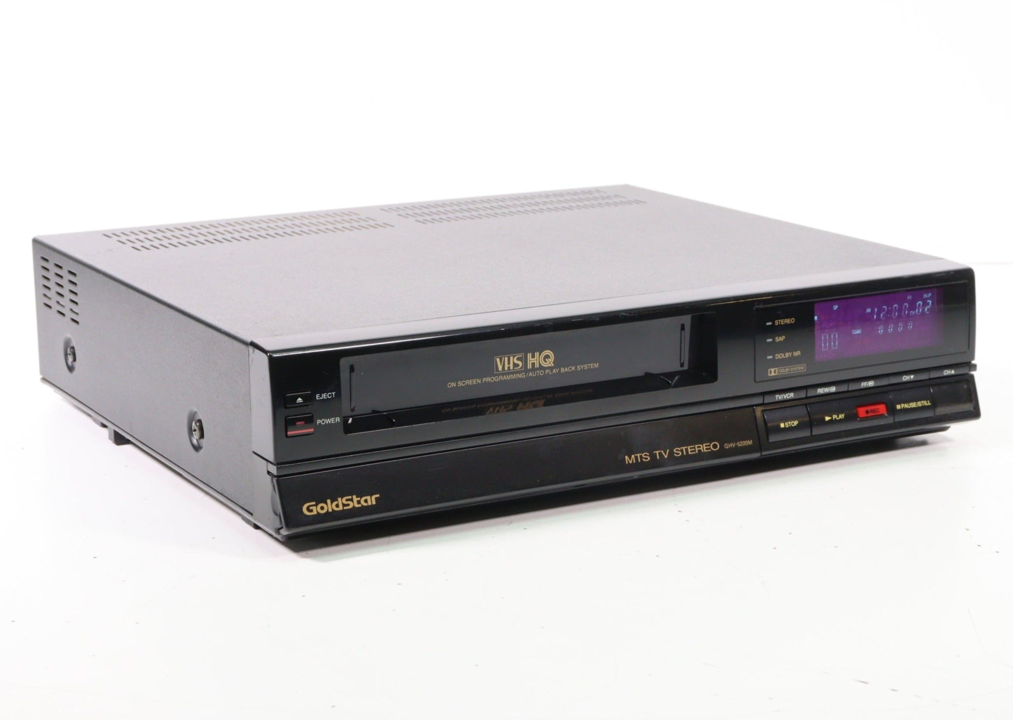 GoldStar GHV-5220M HQ VHS Player VCR Video Cassette Recorder