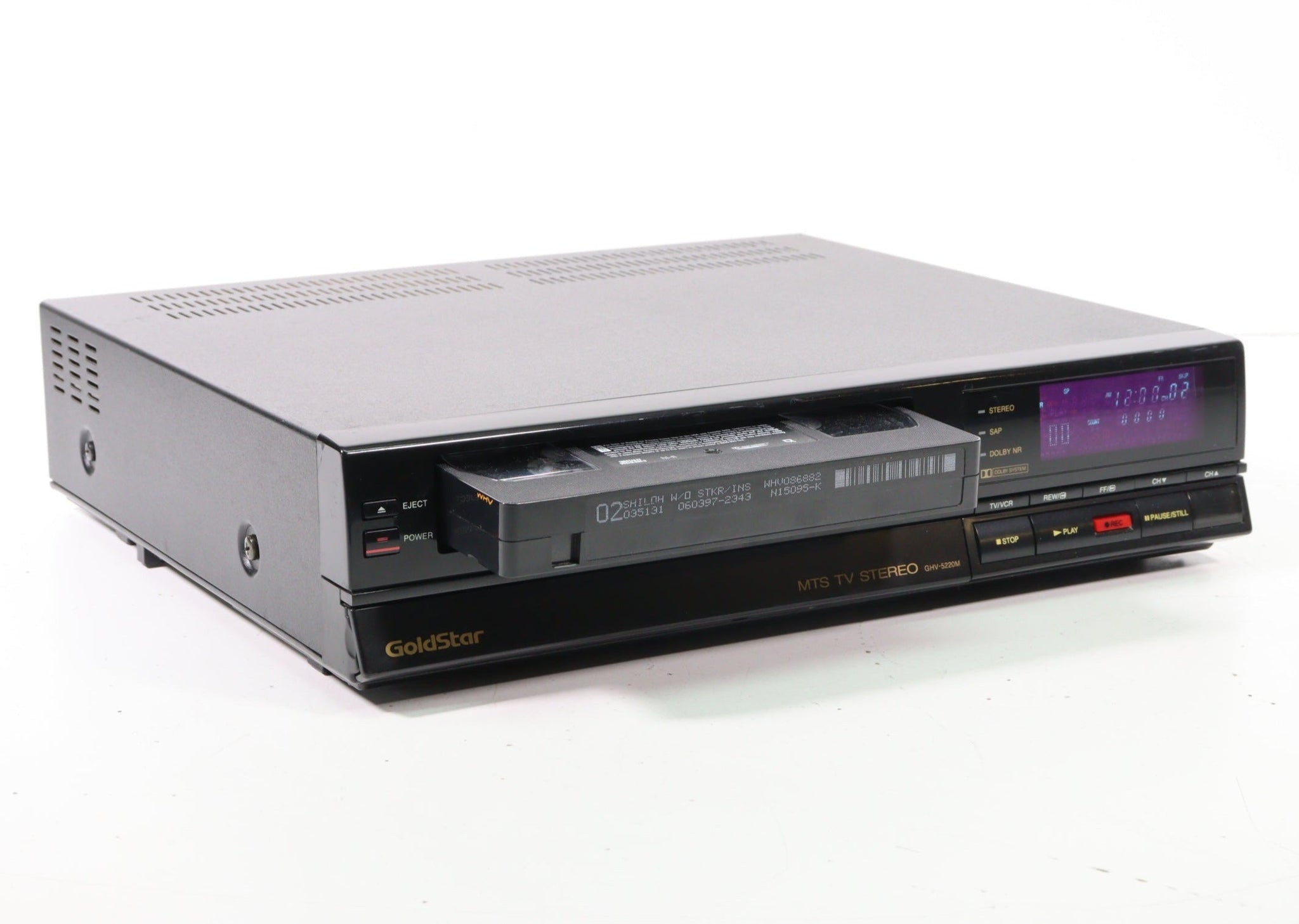 GoldStar GHV-5220M HQ VHS Player VCR Video Cassette Recorder