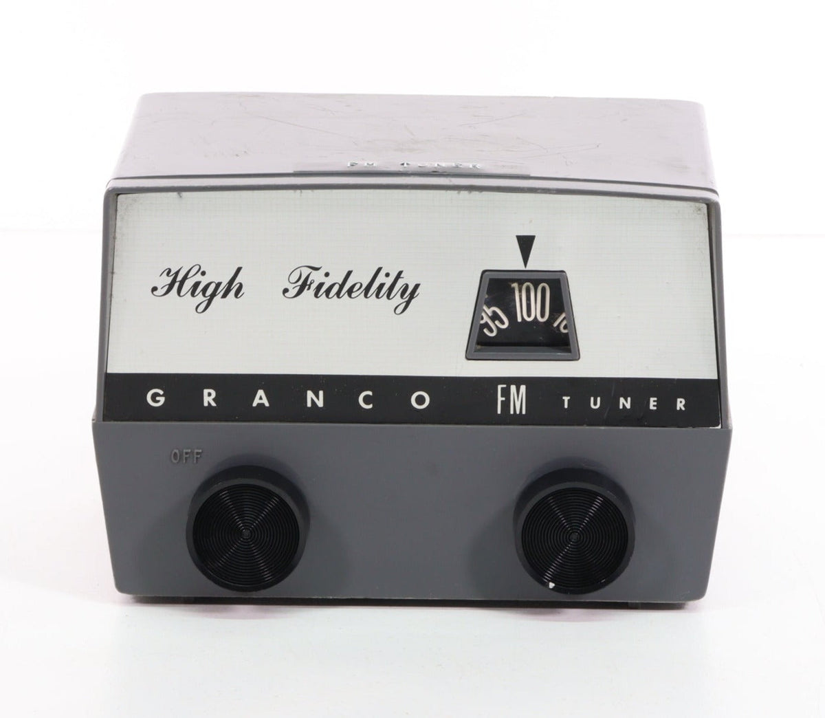 Granco T-300 FM Tuner High Fidelity 3 Tubes Vintage — SpenCertified