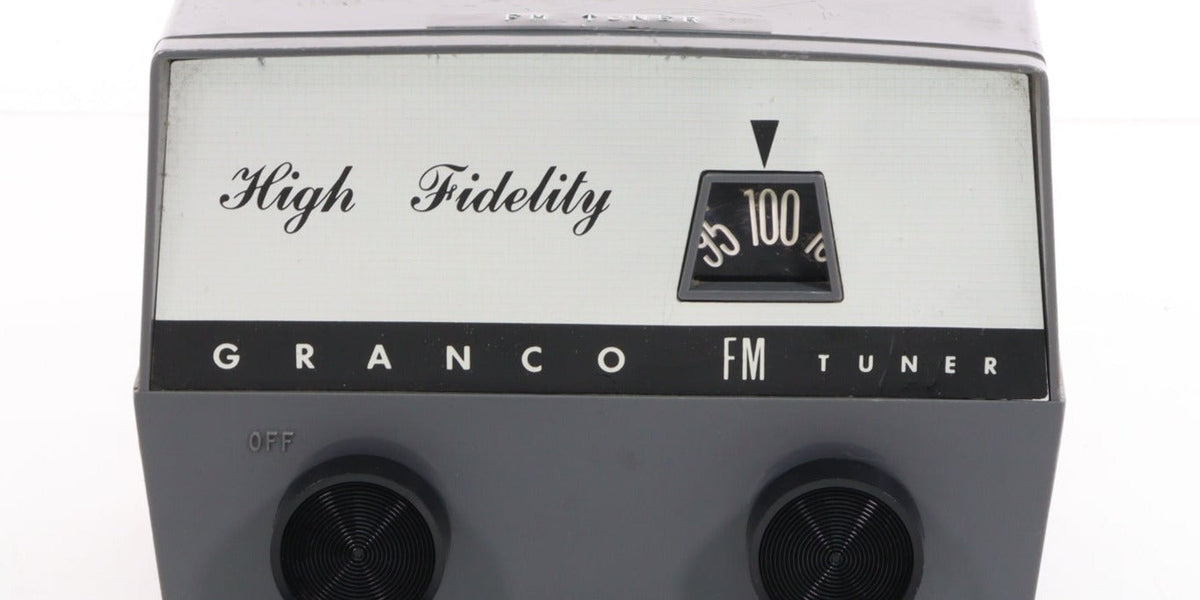 Granco T-300 FM Tuner High Fidelity 3 Tubes Vintage — SpenCertified