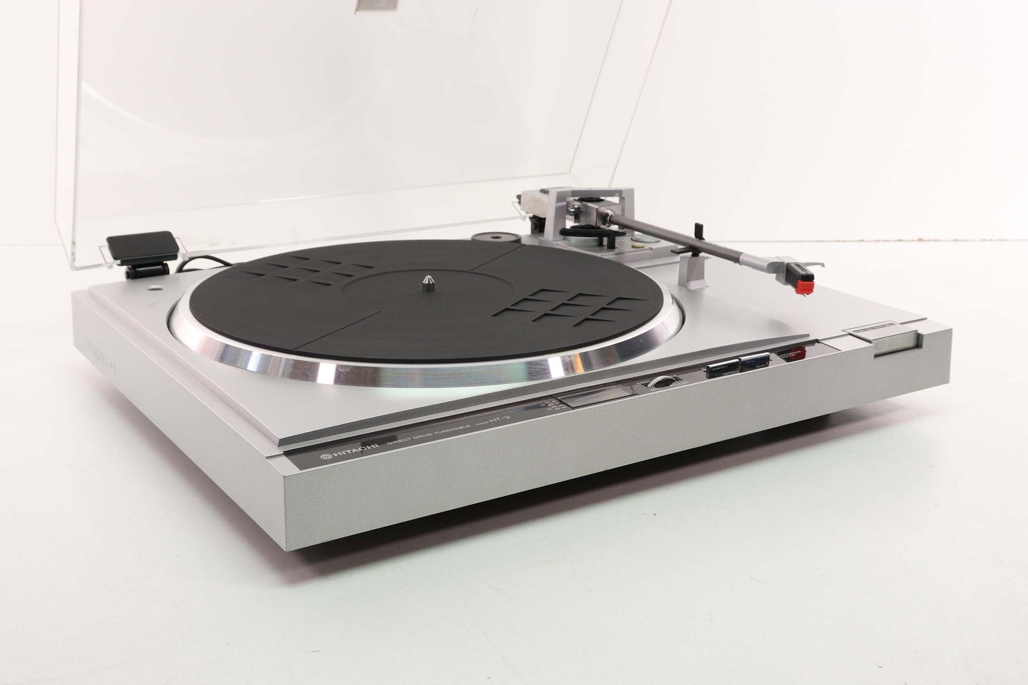 HITACHI HT-2 Direct Drive Turntable (Silver)