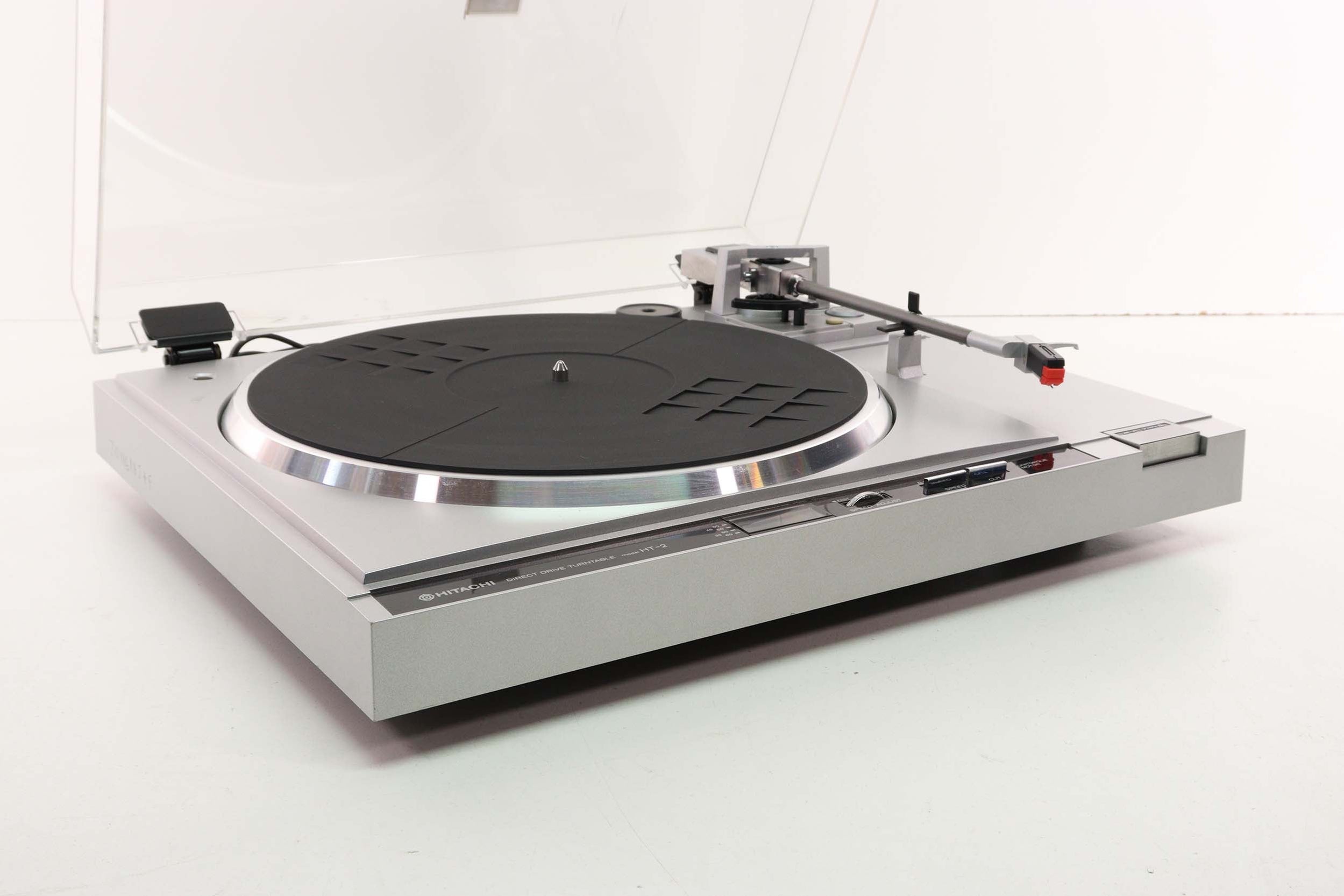 HITACHI HT-2 Direct Drive Turntable (Silver) — SpenCertified