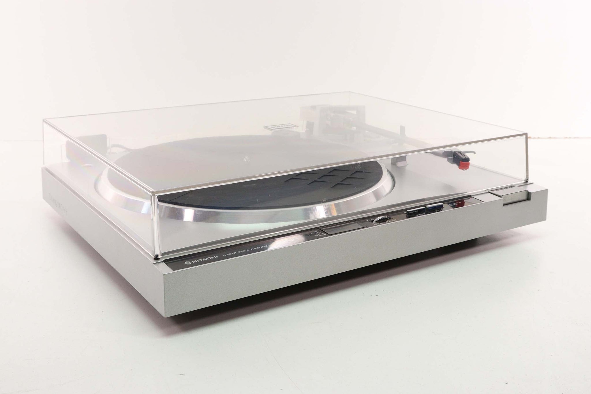 HITACHI HT-2 Direct Drive Turntable (Silver)
