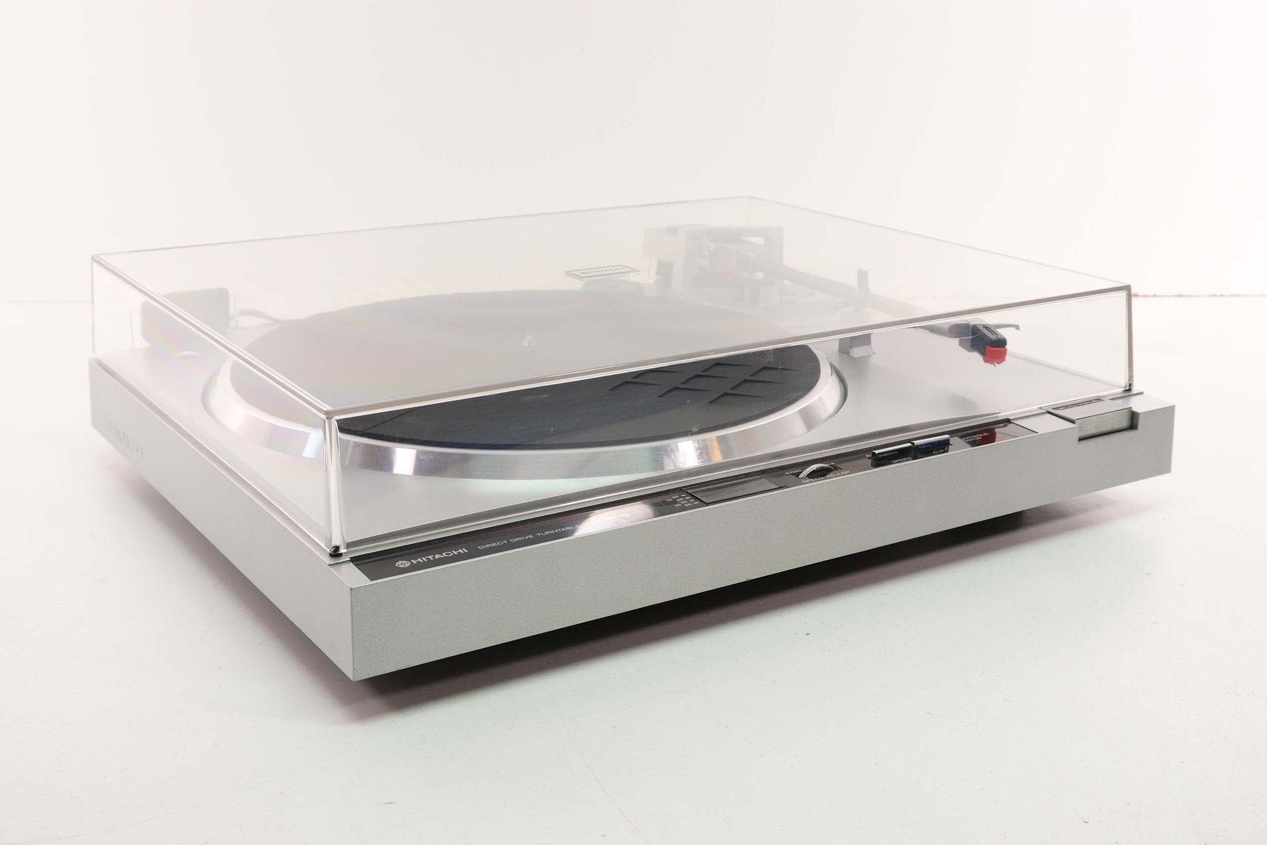 HITACHI HT-2 Direct Drive Turntable (Silver) — SpenCertified