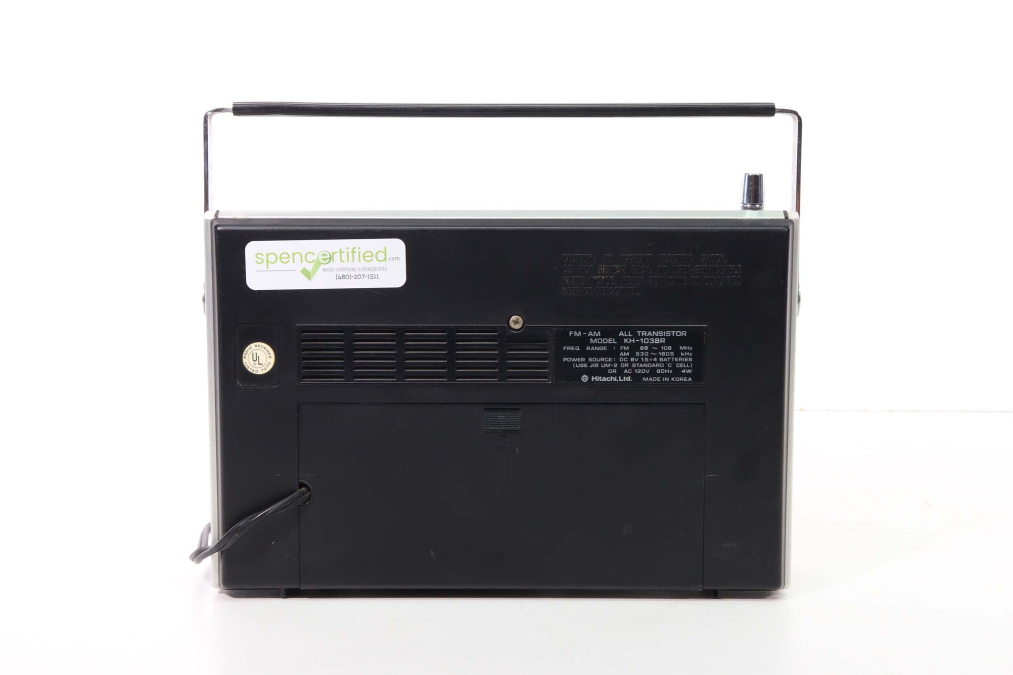 HITACHI KH-1038R Solid State FM-AM All Transistor