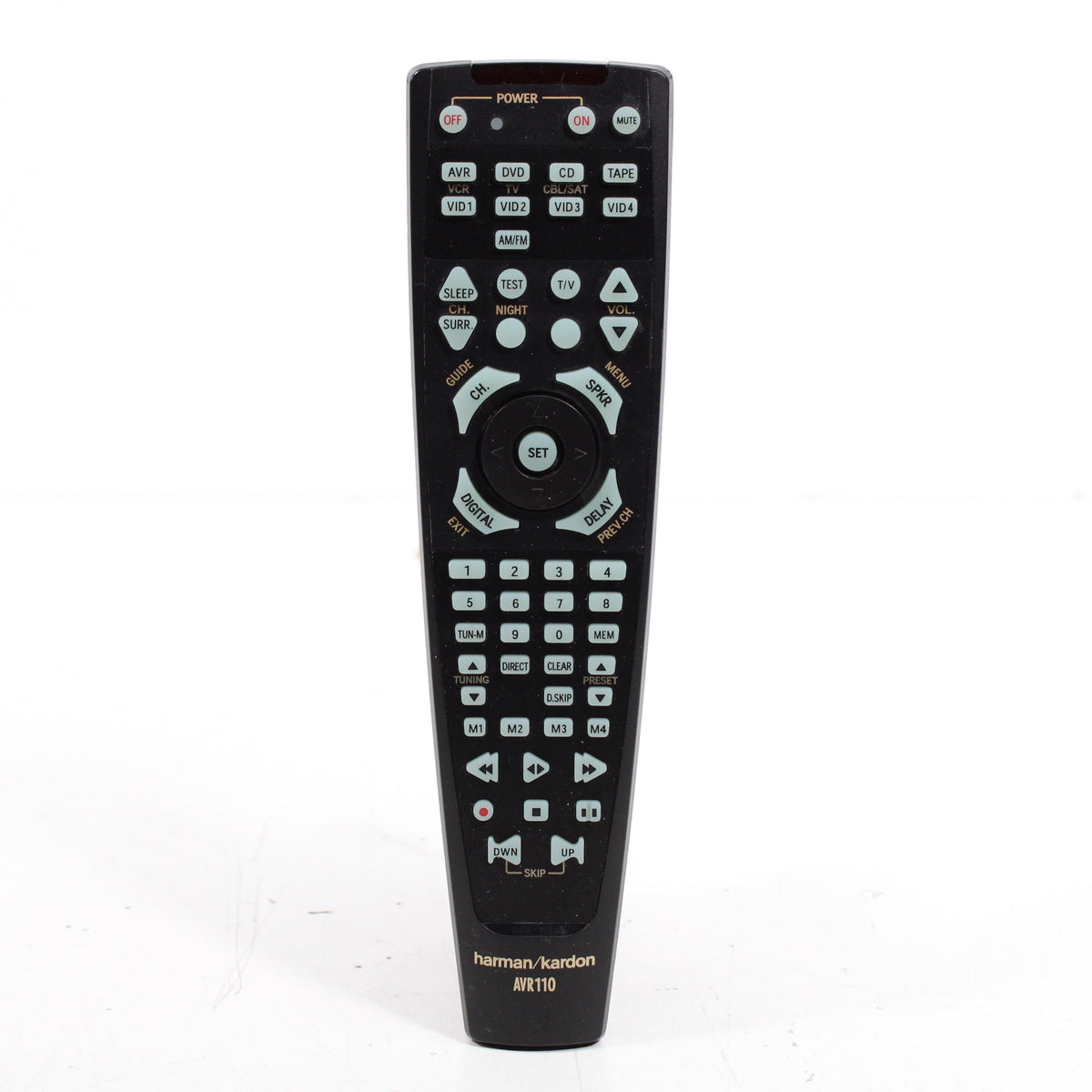 Harman Kardon AVR110 Remote Control for AV Receiver AVR 110 — SpenCertified