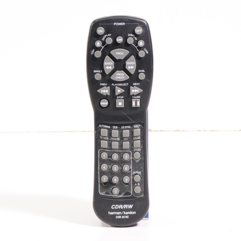 Harman Kardon CDR 20 RC Remote Control for Dual CD Player Recorder CDR
