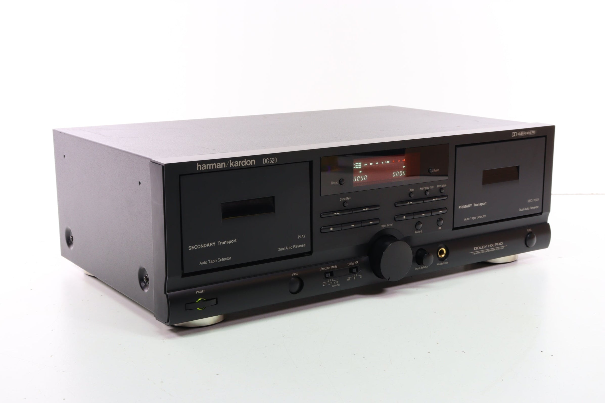 Harman Kardon DC520 Dual Cassette Deck Player — SpenCertified