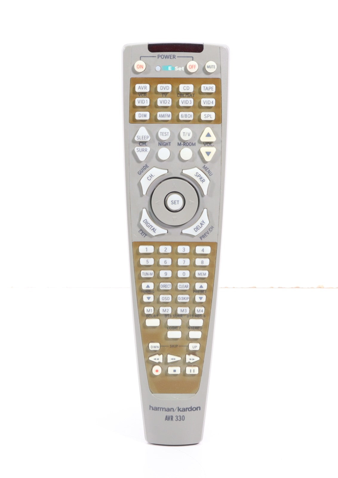 Harman/Kardon AVR330 Remote Control for A/V Receiver AVR-230 AVR-330 ...