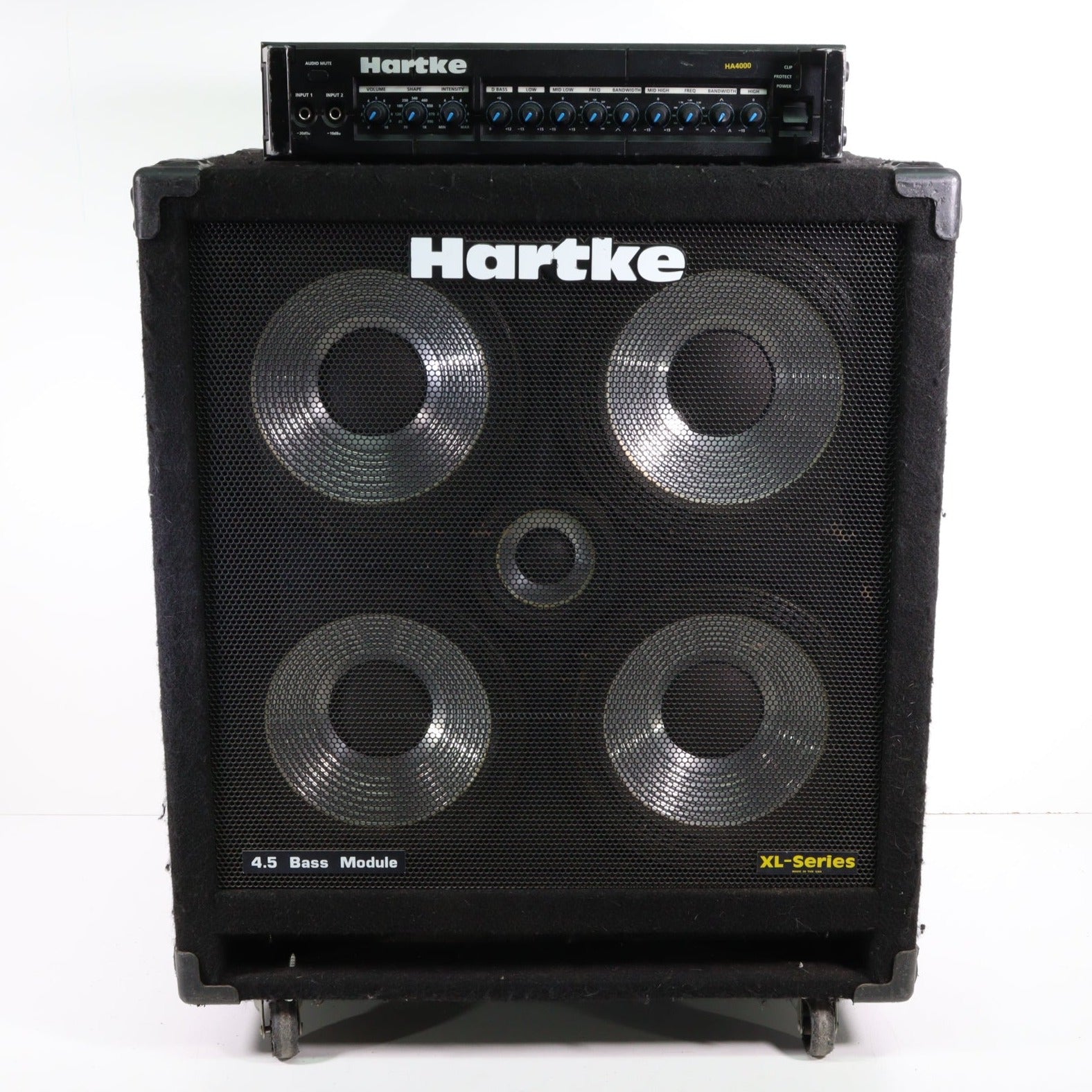 Hartke Bass System (4.5XL Bass Cabinet and HA4000 Bass Amplifier)