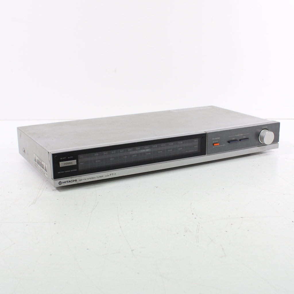 Hitachi FT-1 AM FM Stereo Tuner Silver