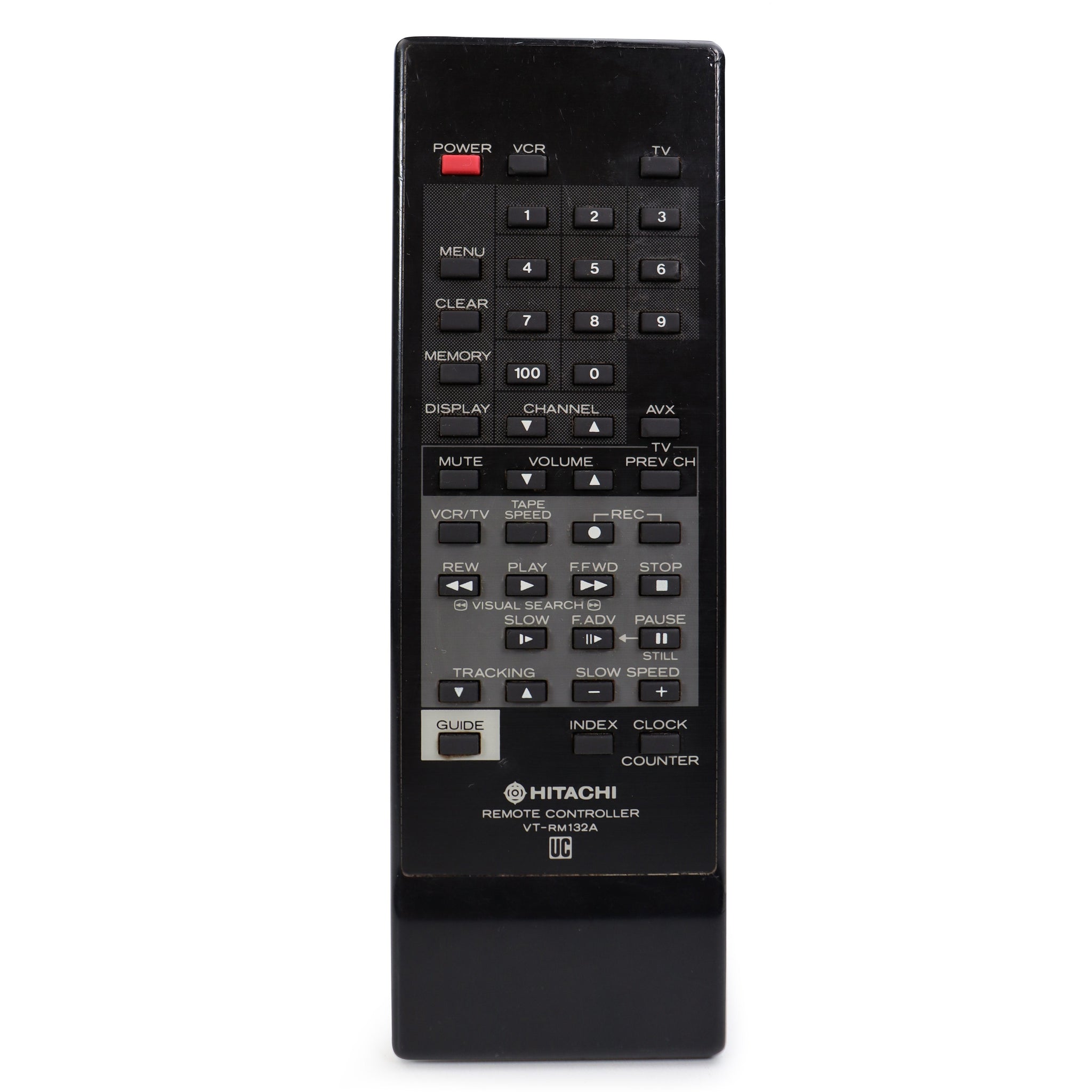 Hitachi VT-RM132A Remote Control for VCR VT-M133 and More