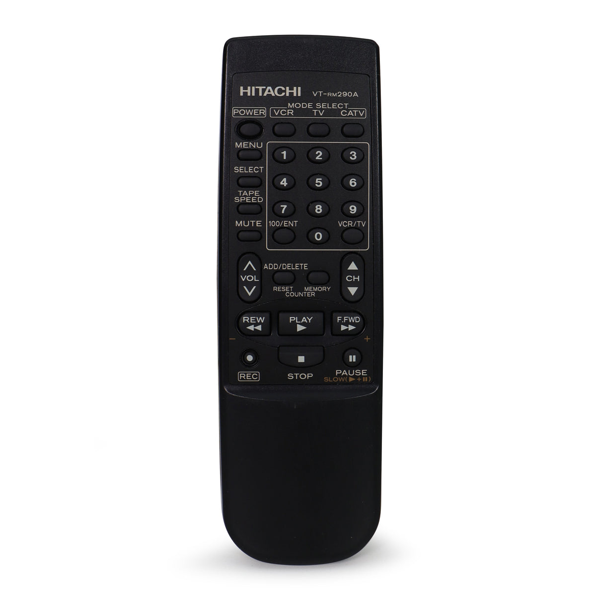 Hitachi VT-RM290A Remote Control for VCR VT-FX600 — SpenCertified
