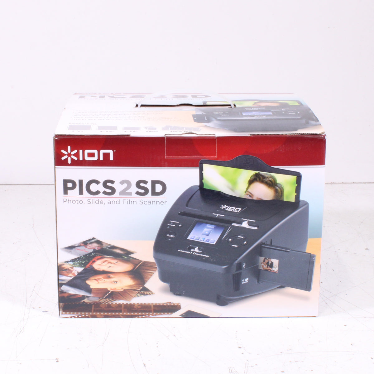 ION Pics 2 SD Film Scanner 35mm Slide & Negative Digital Converter (Or ...
