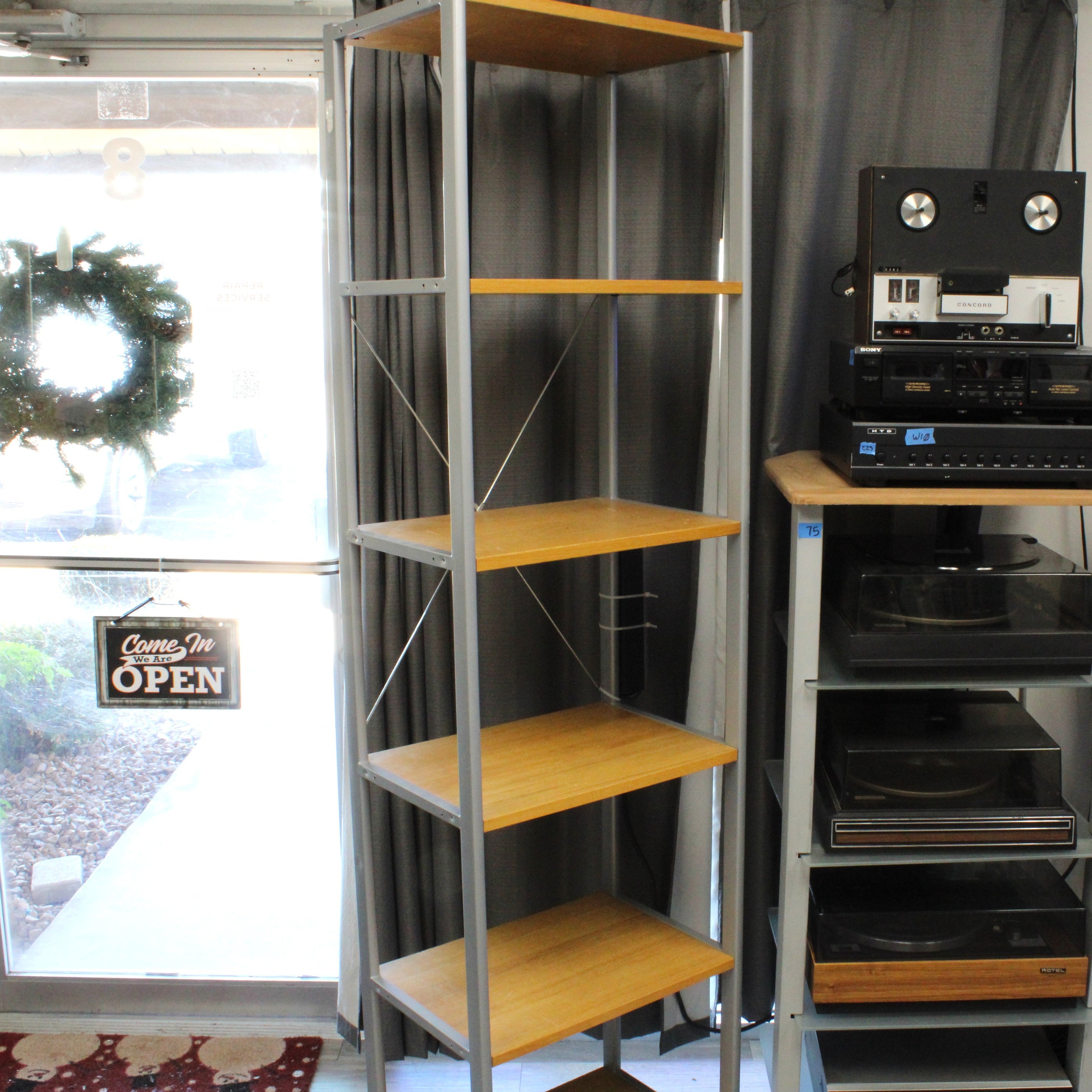 Ikea Journalist 14494 Shelving Unit Assembled 5-Shelf Multimedia Stora ...