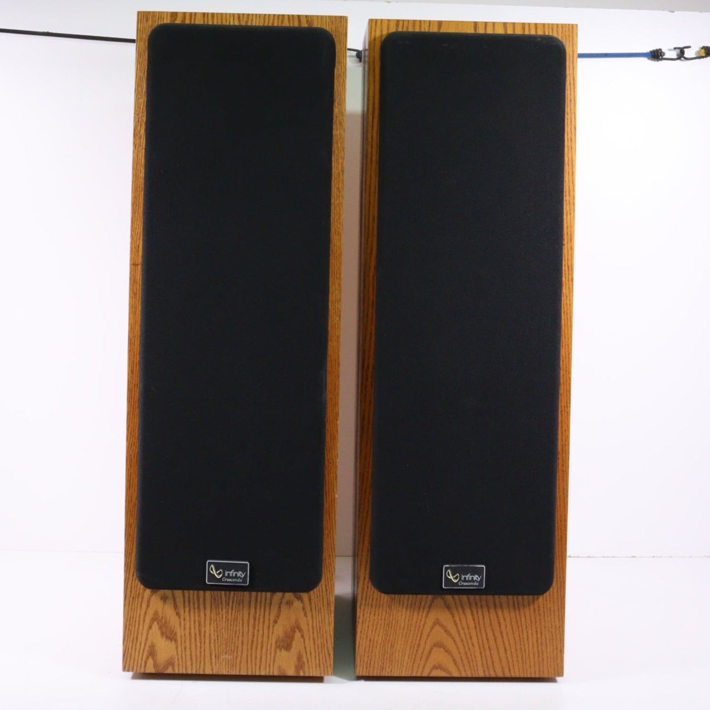 Infinity Crescendo CS-3007 Dual 8" Woofer Tower Speaker Pair Bi-Ampabl ...