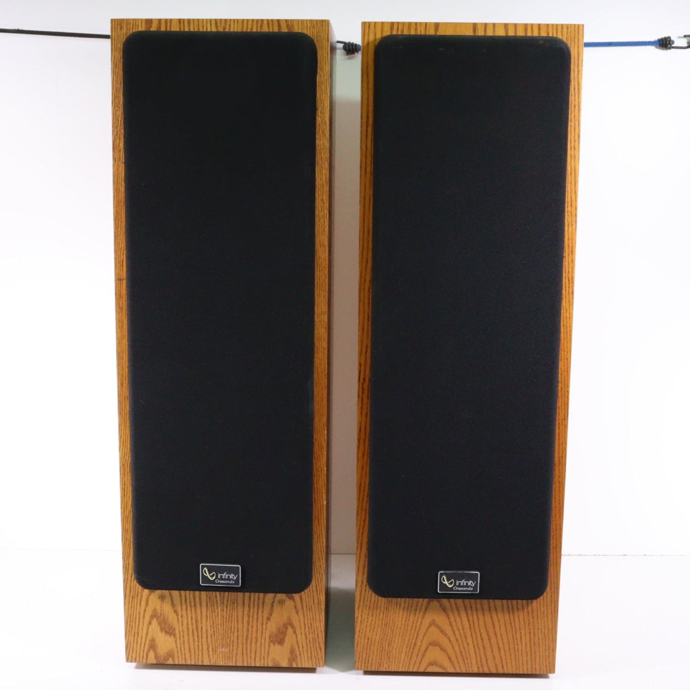 Infinity Crescendo CS-3007 Dual 8" Woofer Tower Speaker Pair Bi-Ampabl ...