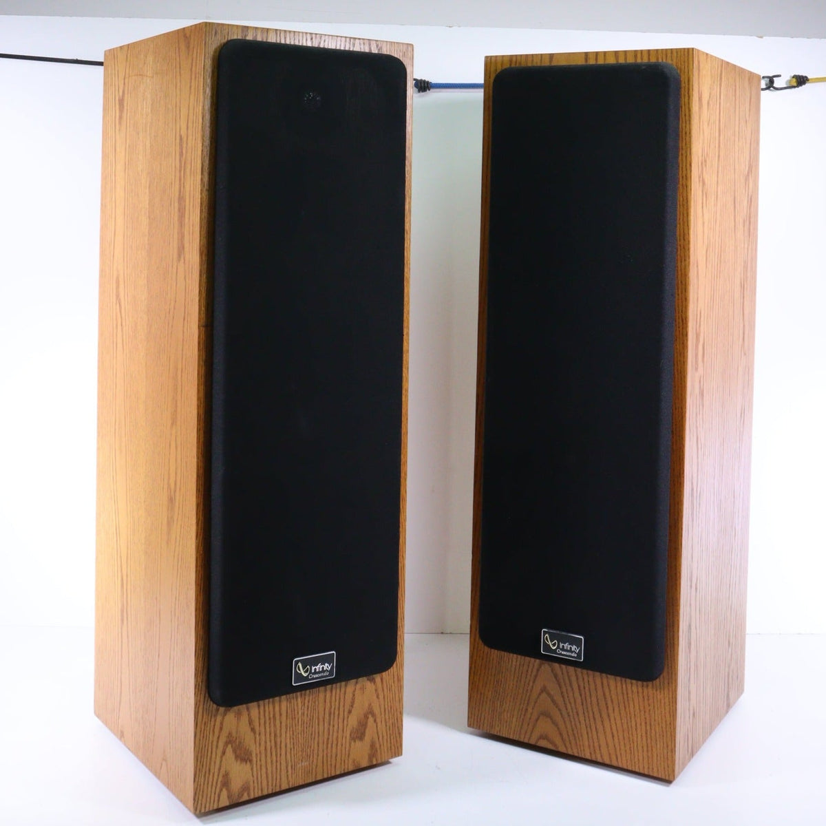 Infinity Crescendo CS-3007 Dual 8" Woofer Tower Speaker Pair Bi-Ampabl ...