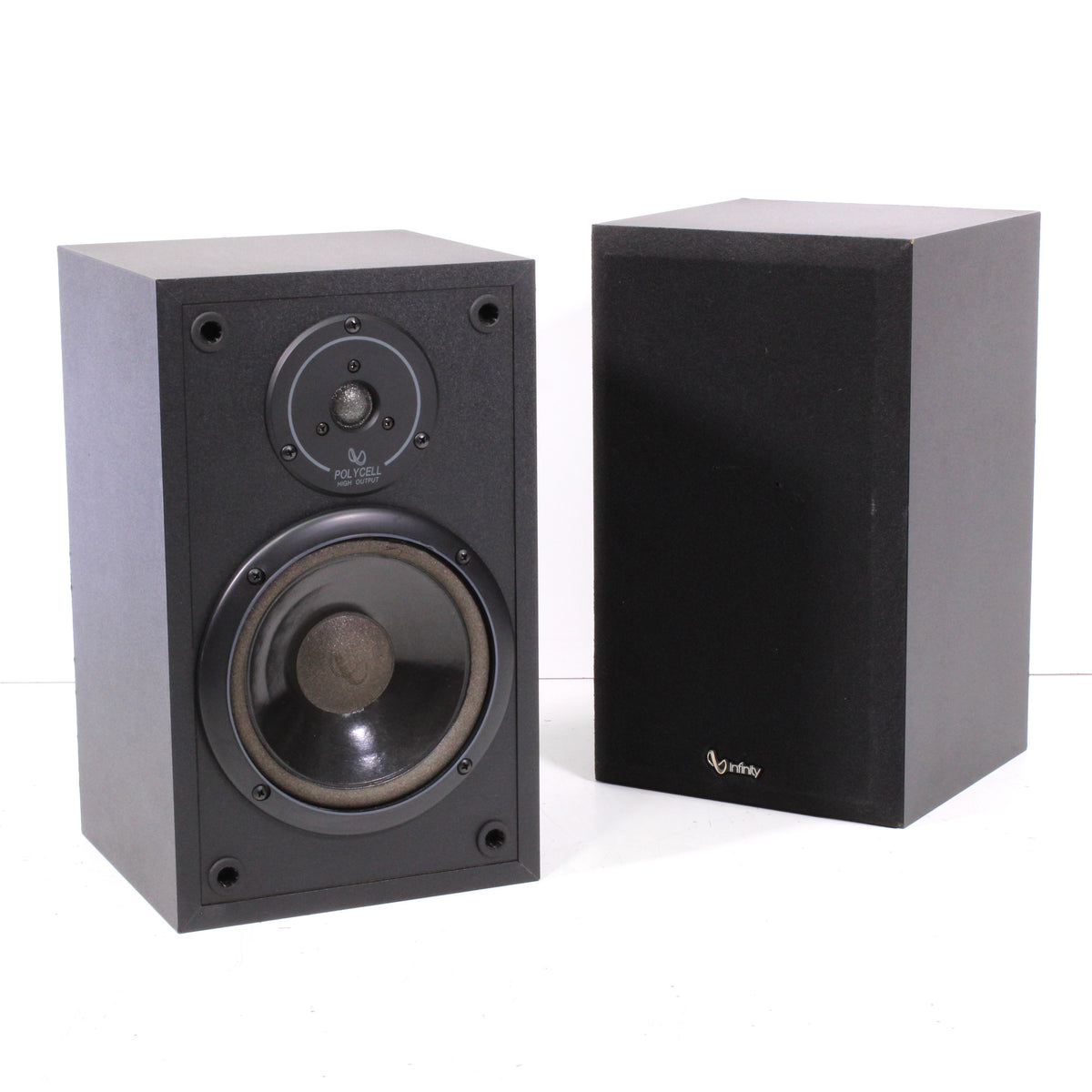 Infinity SM-62 2-Way Bookshelf Speaker Pair Black (1980s) (NEEDS NEW F ...
