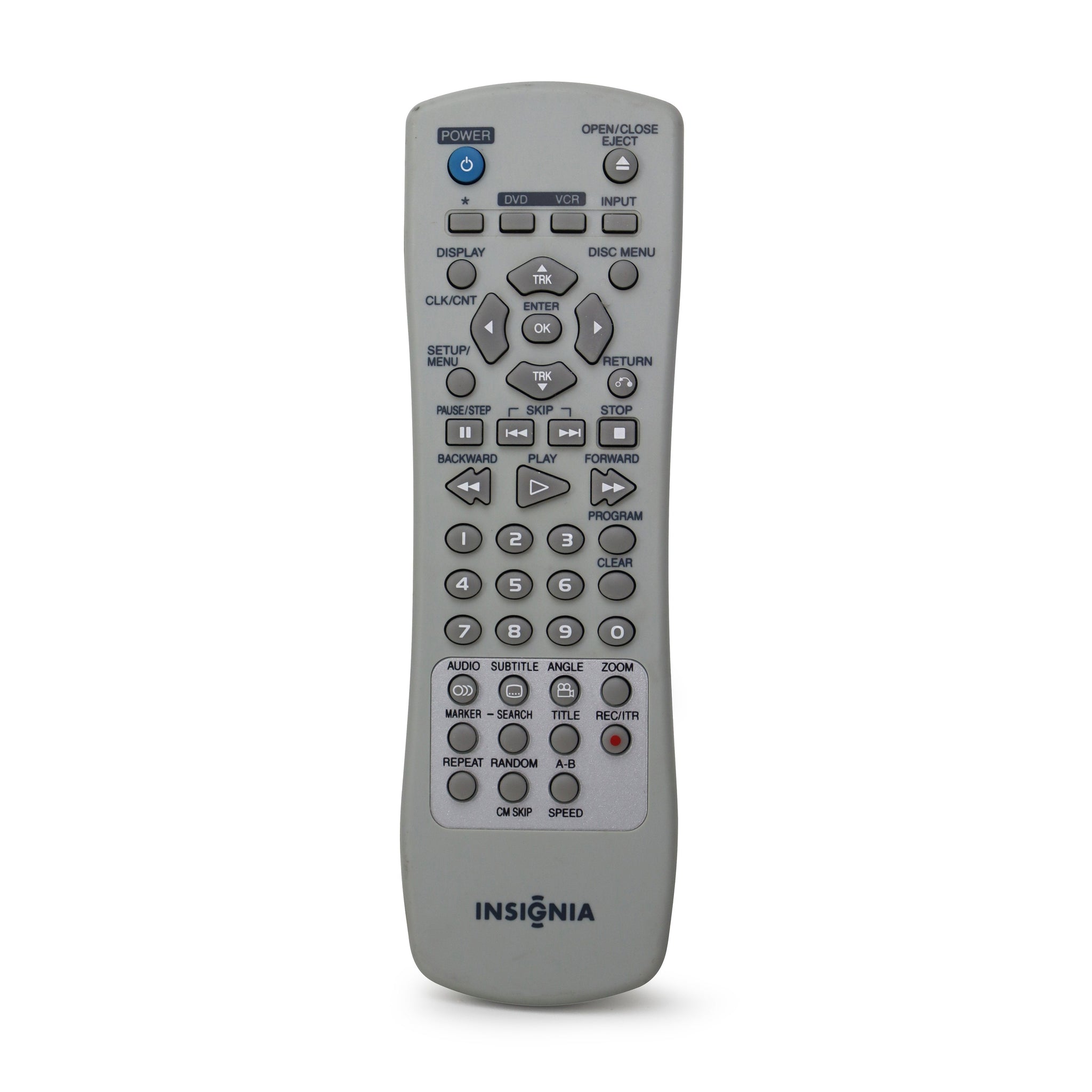 Insignia 6711R1P081W Remote Control for DVD VCR Combo IS-DVD040924 and